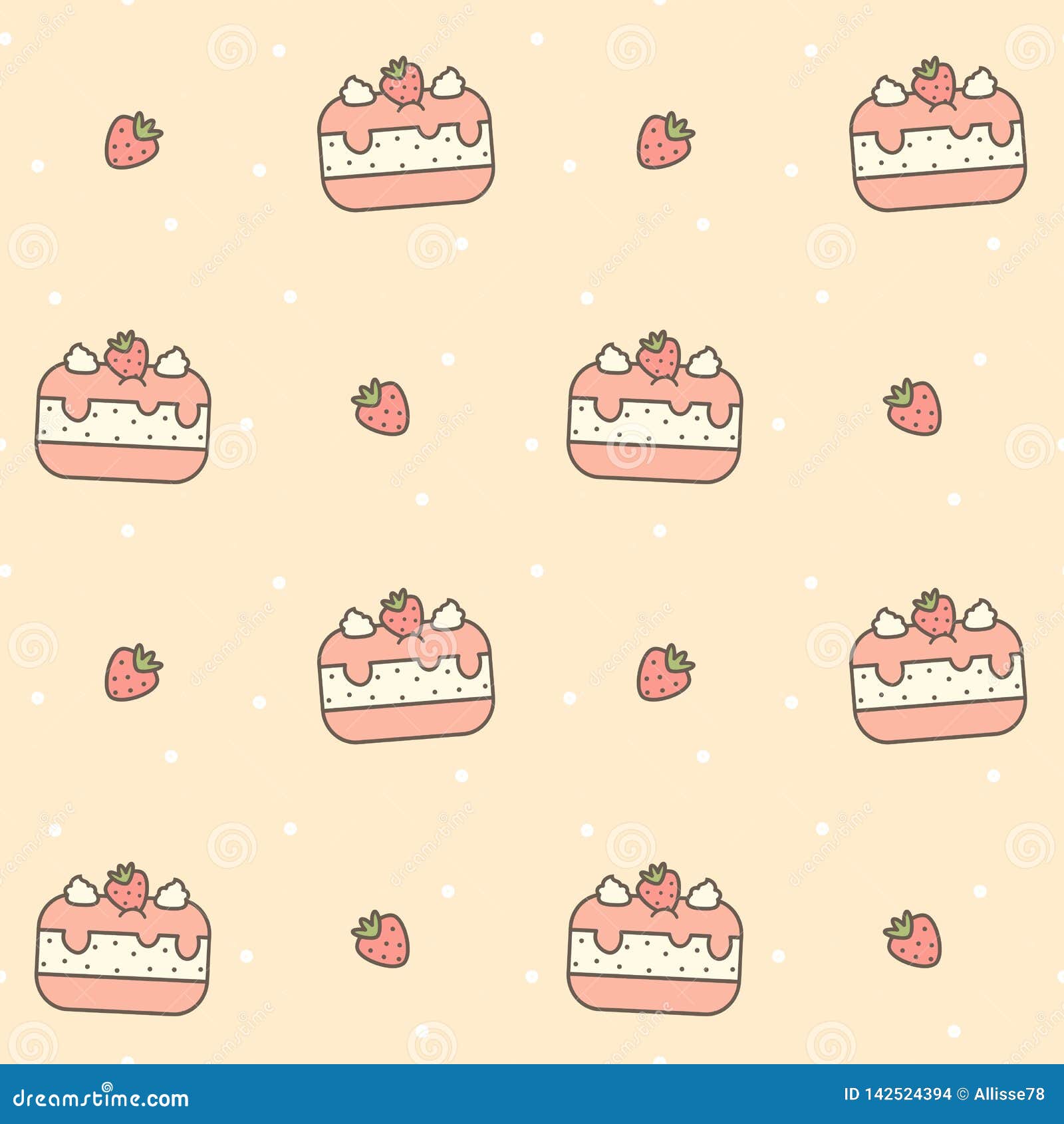 Cute Cartoon Seamless Vector Pattern Background Illustration with ... Cute Cartoon Seamless Vector Pattern Background Illustration with ...