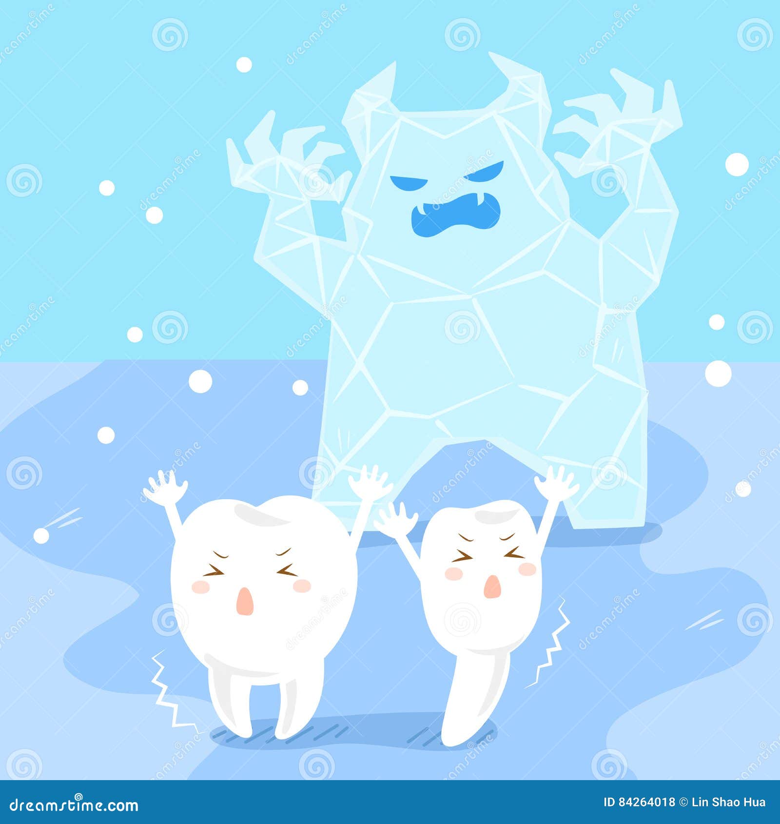 Cartoon Sensitive Tooth | CartoonDealer.com #62201137