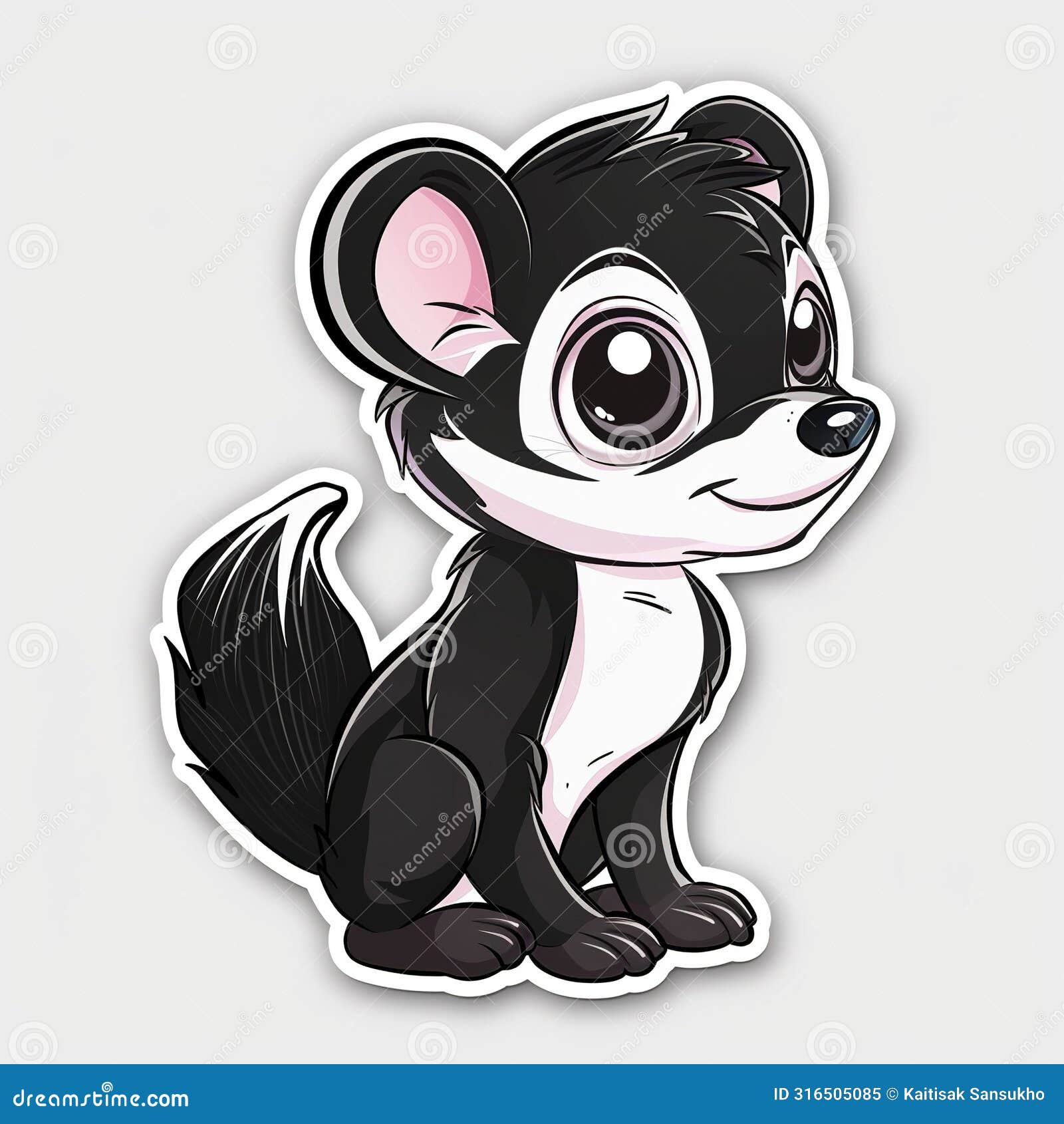 Cute Cartoon SkunkðŸ¦¨, Perfect for Children S Book Illustrations, T ...