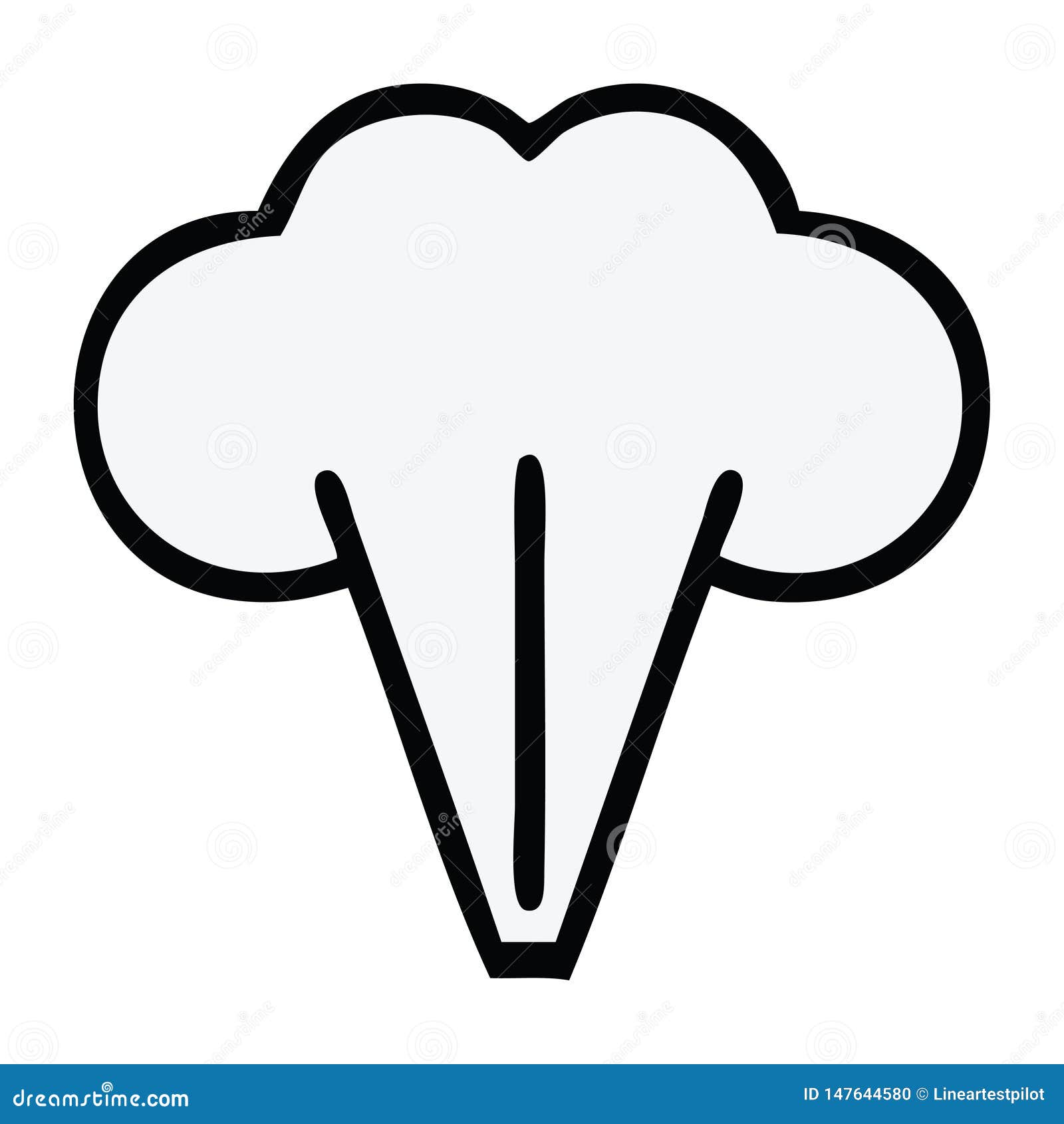 Cute cartoon steam stock vector. Illustration of clip - 147644580