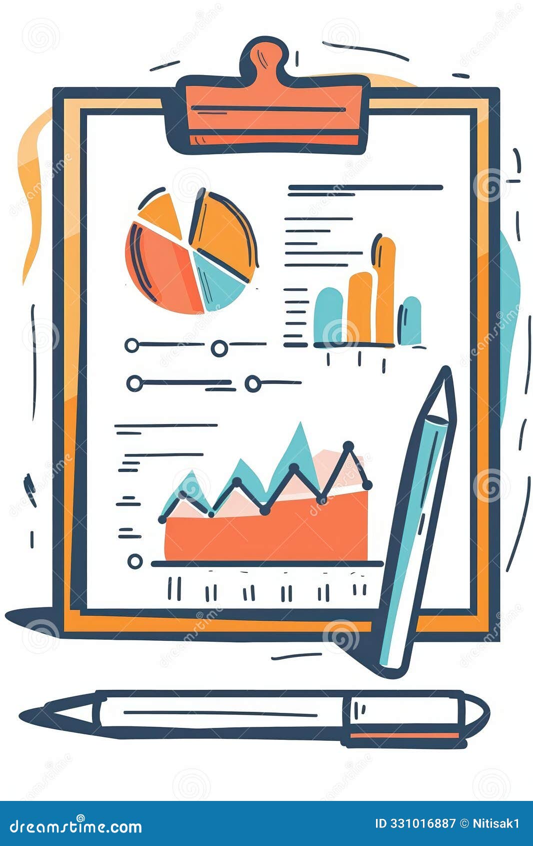 A Cute Cartoon Style OfA Comprehensive View of an ERP Software ...