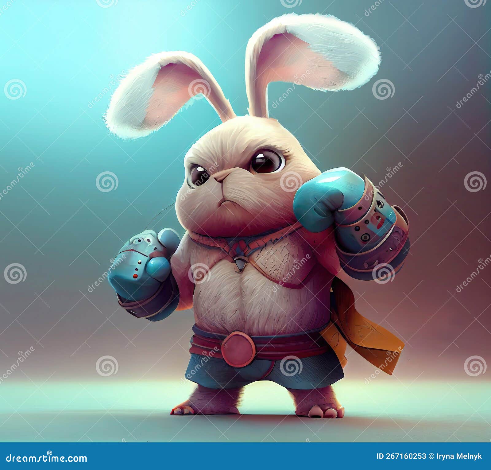Fighter Rabbit Stock Photo | CartoonDealer.com #18399108