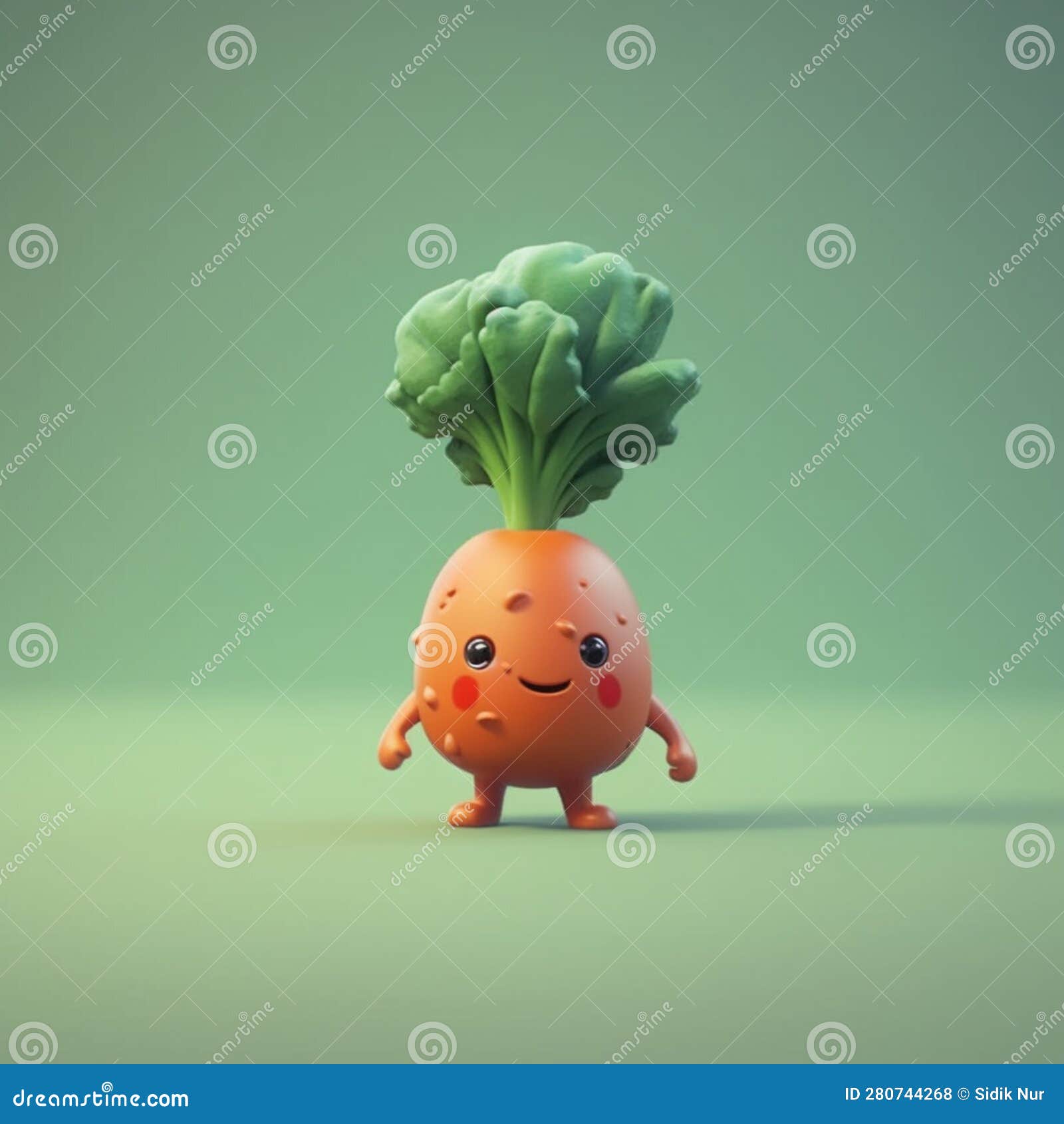 Cute Cartoon Various Vegetables Stock Illustration - Illustration of ...