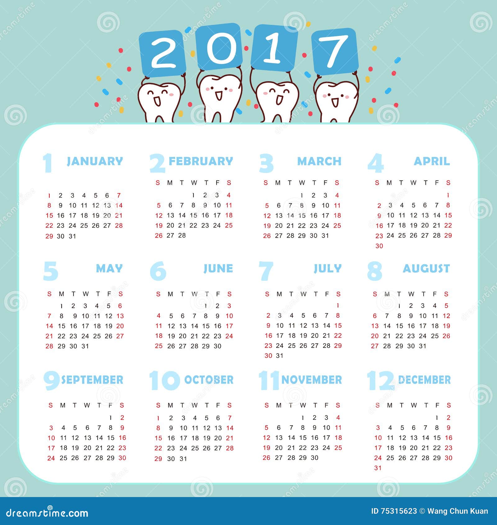 Cute Cartoon White Tooth Note Stock Vector - Illustration of memo, note ...