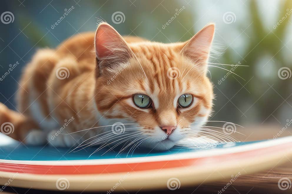 Cute Cat Lying on Floor Cute Cat Lying on Floor Cat with a Book Stock ...
