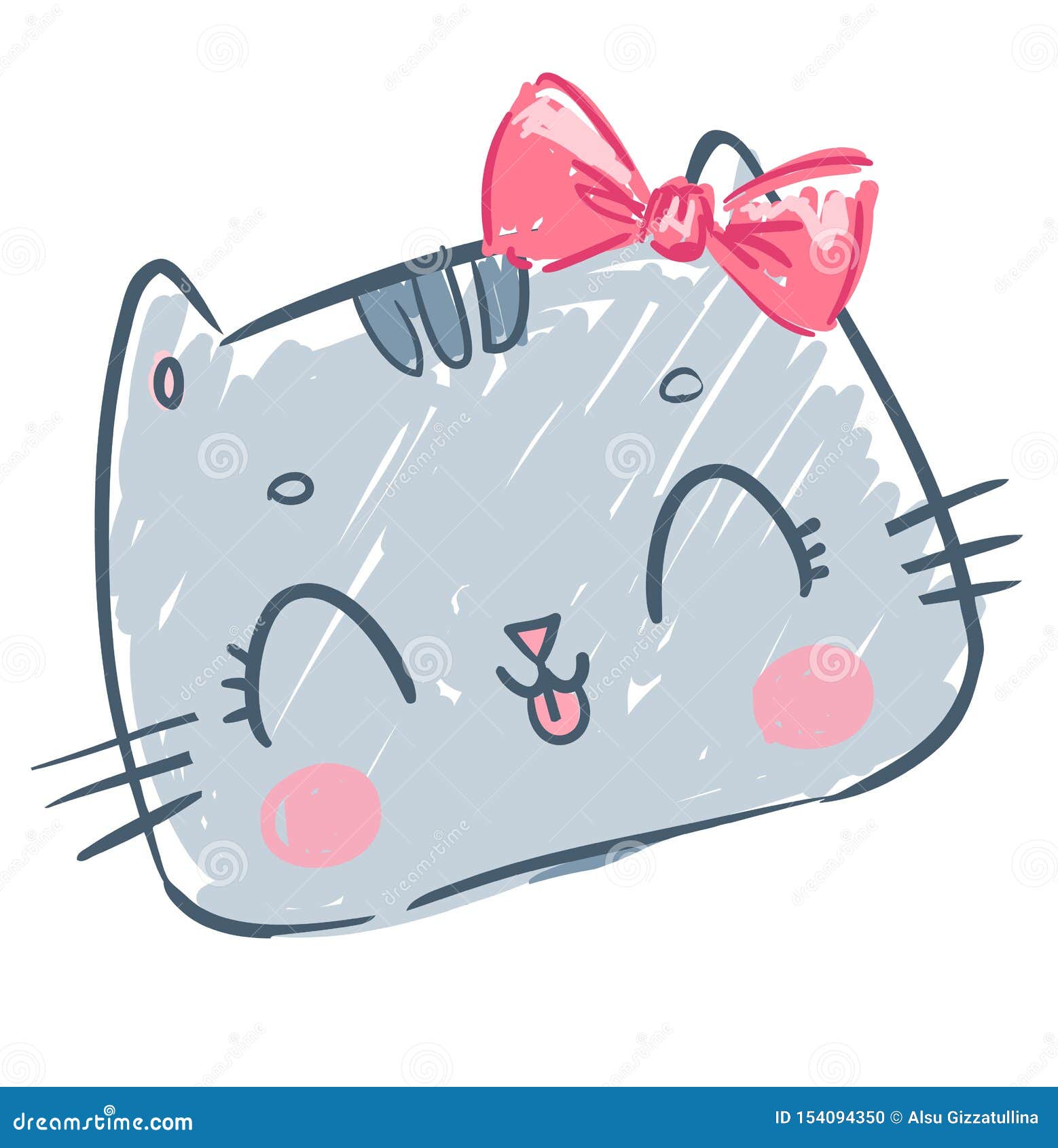 Sketch Kitty, Kitty Drawing, Ink Drawing Stock Image | CartoonDealer ...