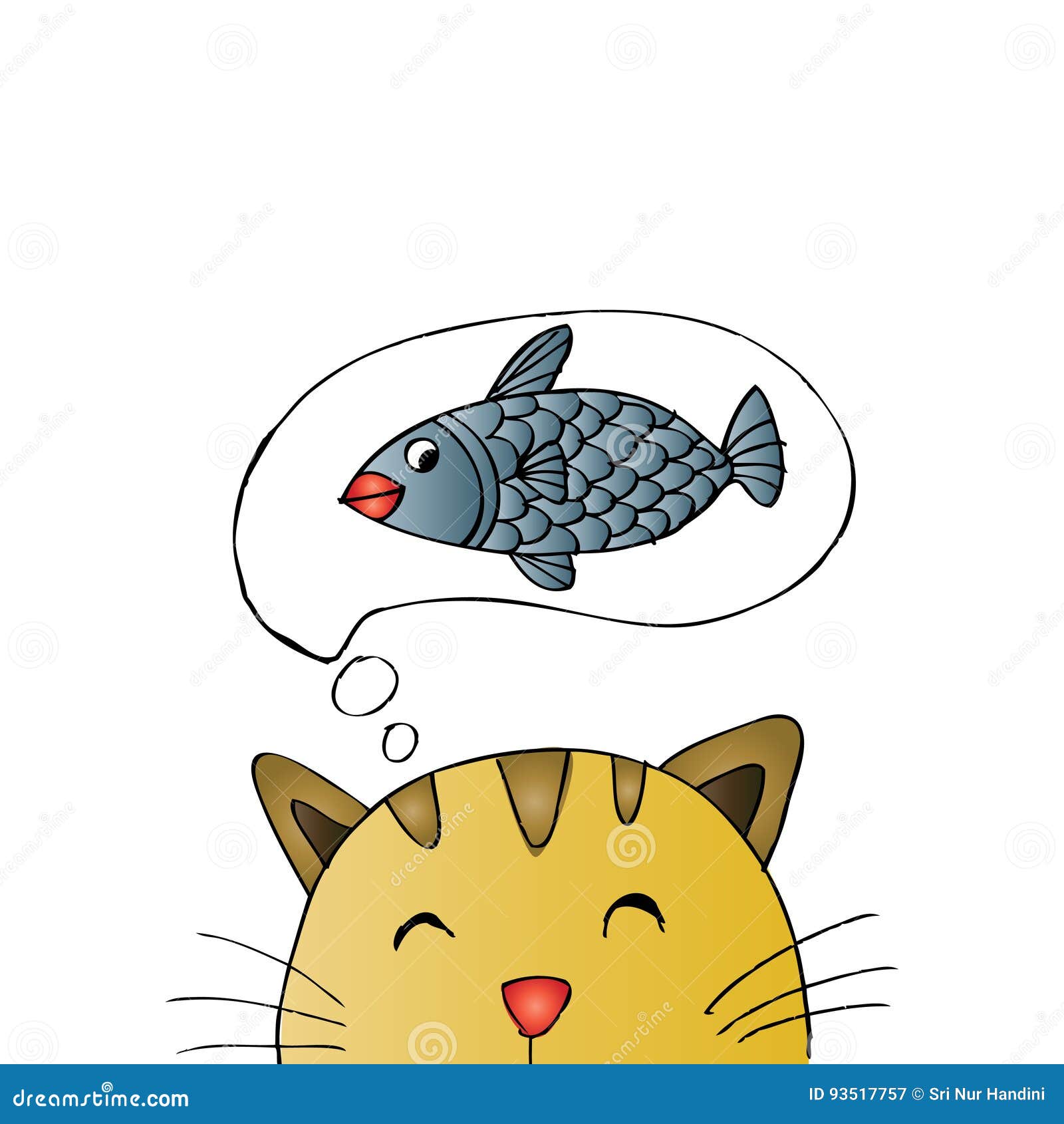 Thinking Fish Stock Photo | CartoonDealer.com #57311982