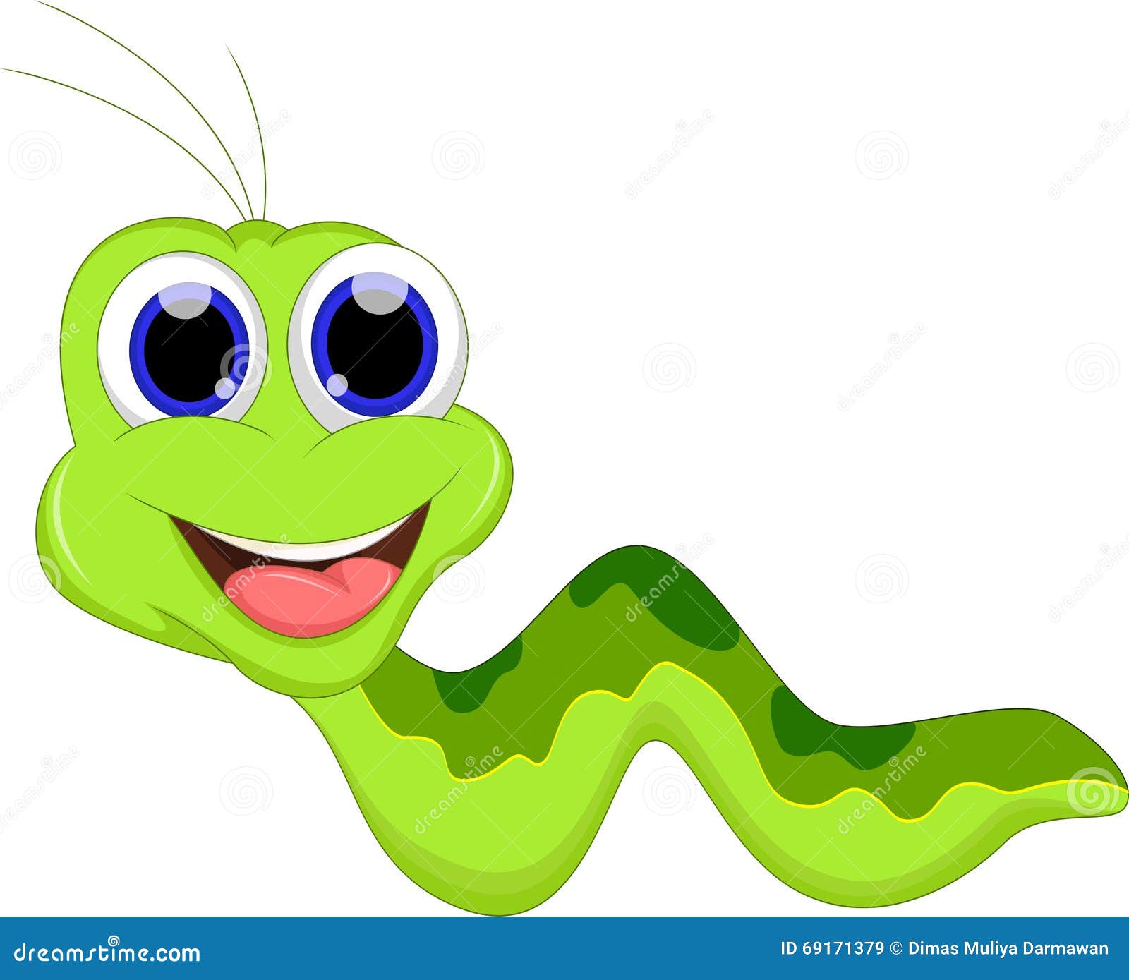 Cute Caterpillar Cartoon Stock Image | CartoonDealer.com #69171379