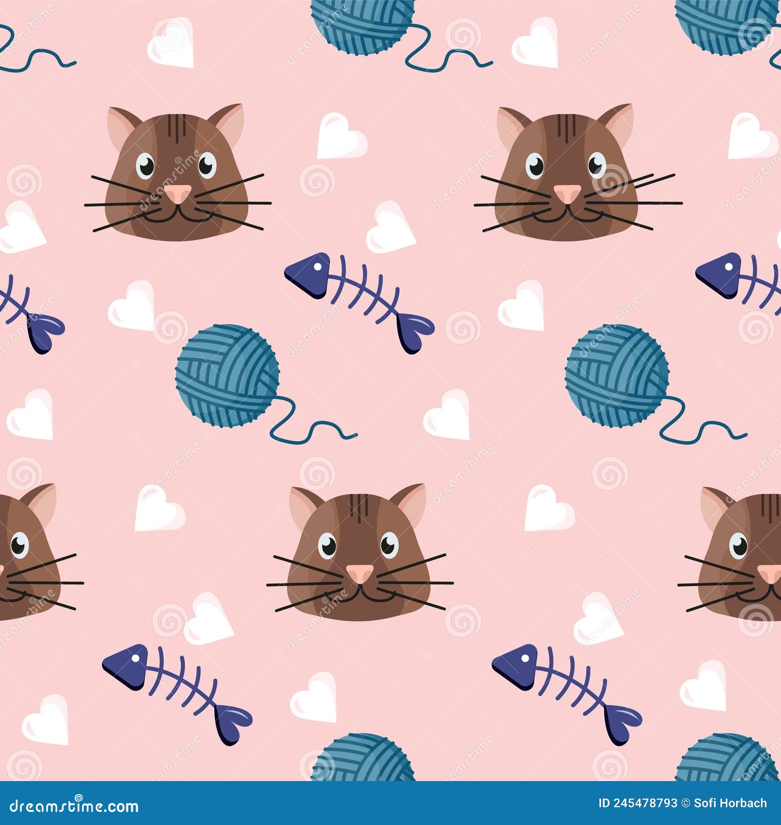 Thread Seamless Pattern. Soft Texture Background. Wavy Horisontal Lines ...