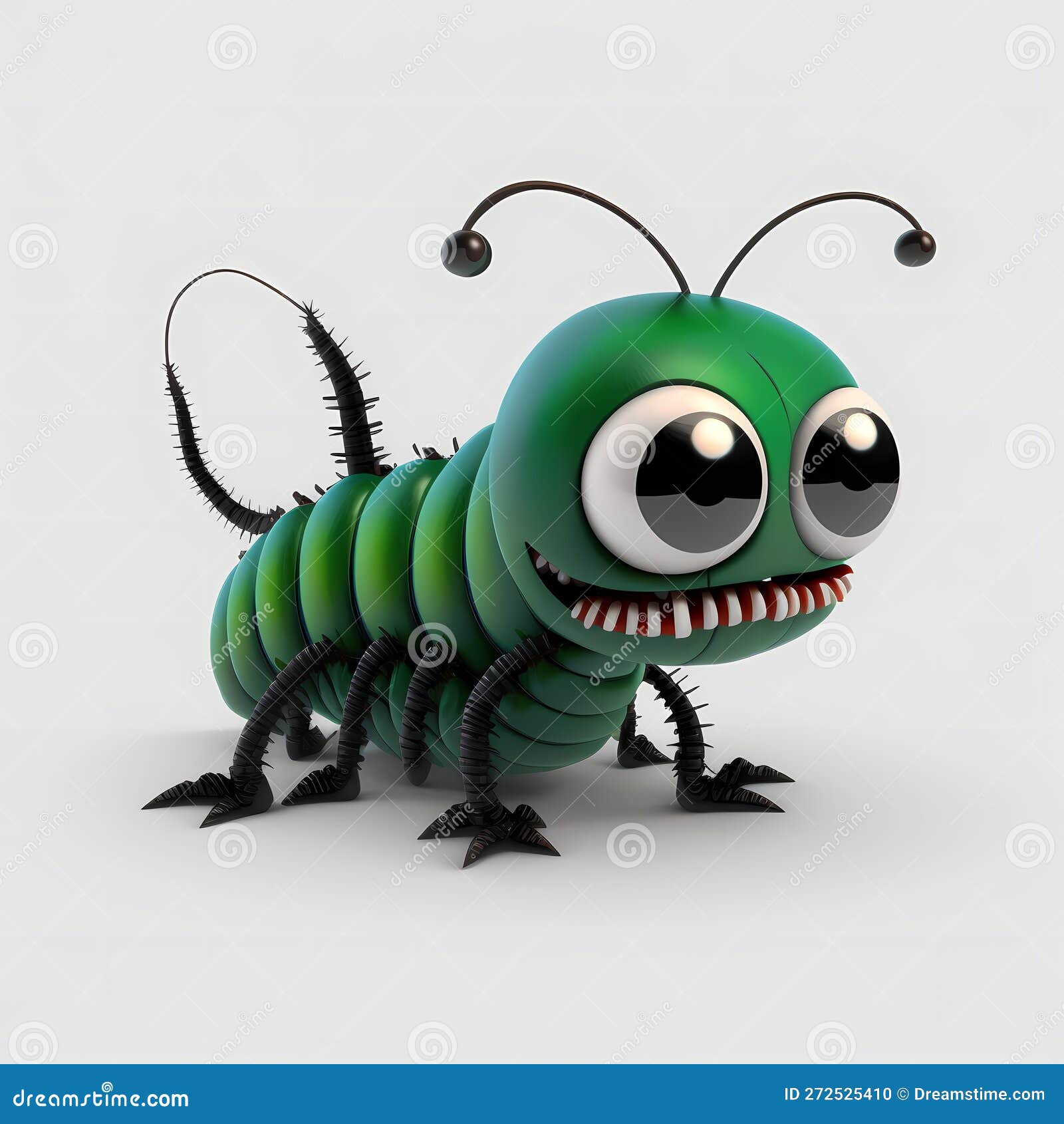 Cute Centipede Cartoon | CartoonDealer.com #39821599