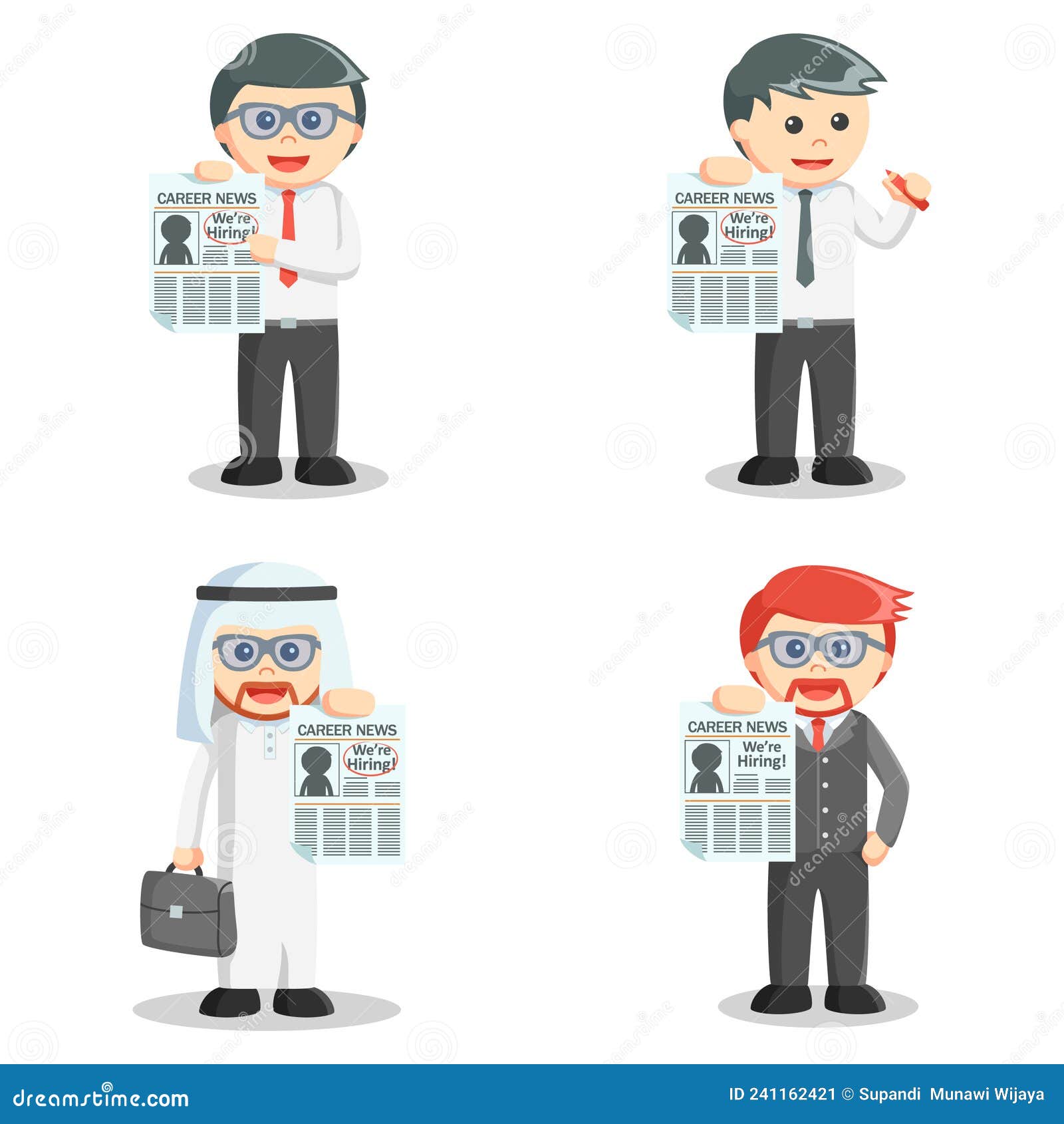 People Character Profession Design Vector Stock Vector - Illustration ...