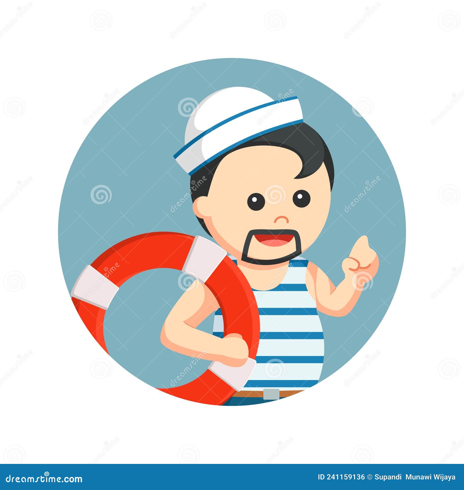 Sailor Character Profession Design Vector Stock Vector - Illustration ...
