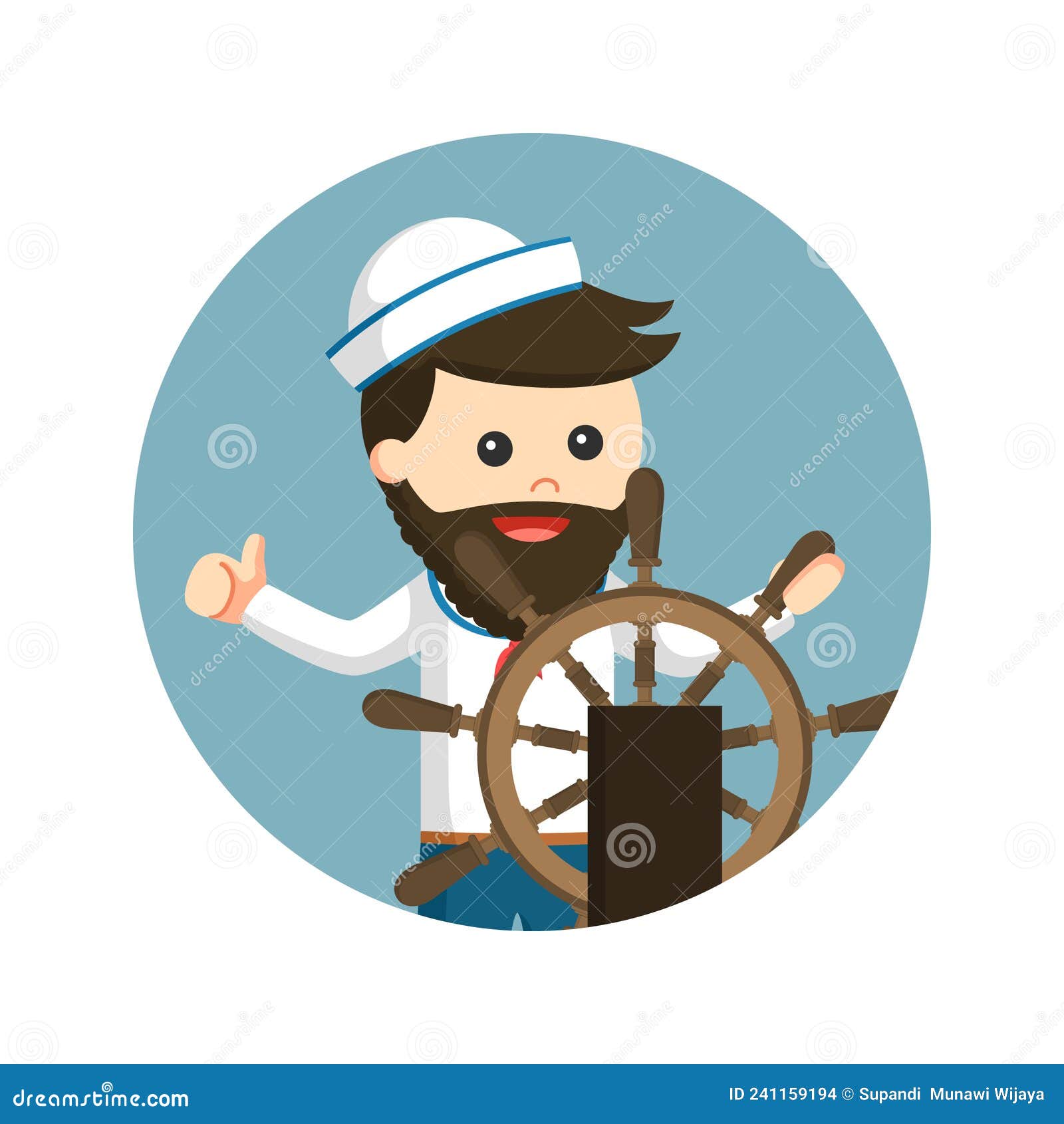 Sailor Character Profession Design Vector Stock Vector - Illustration ...