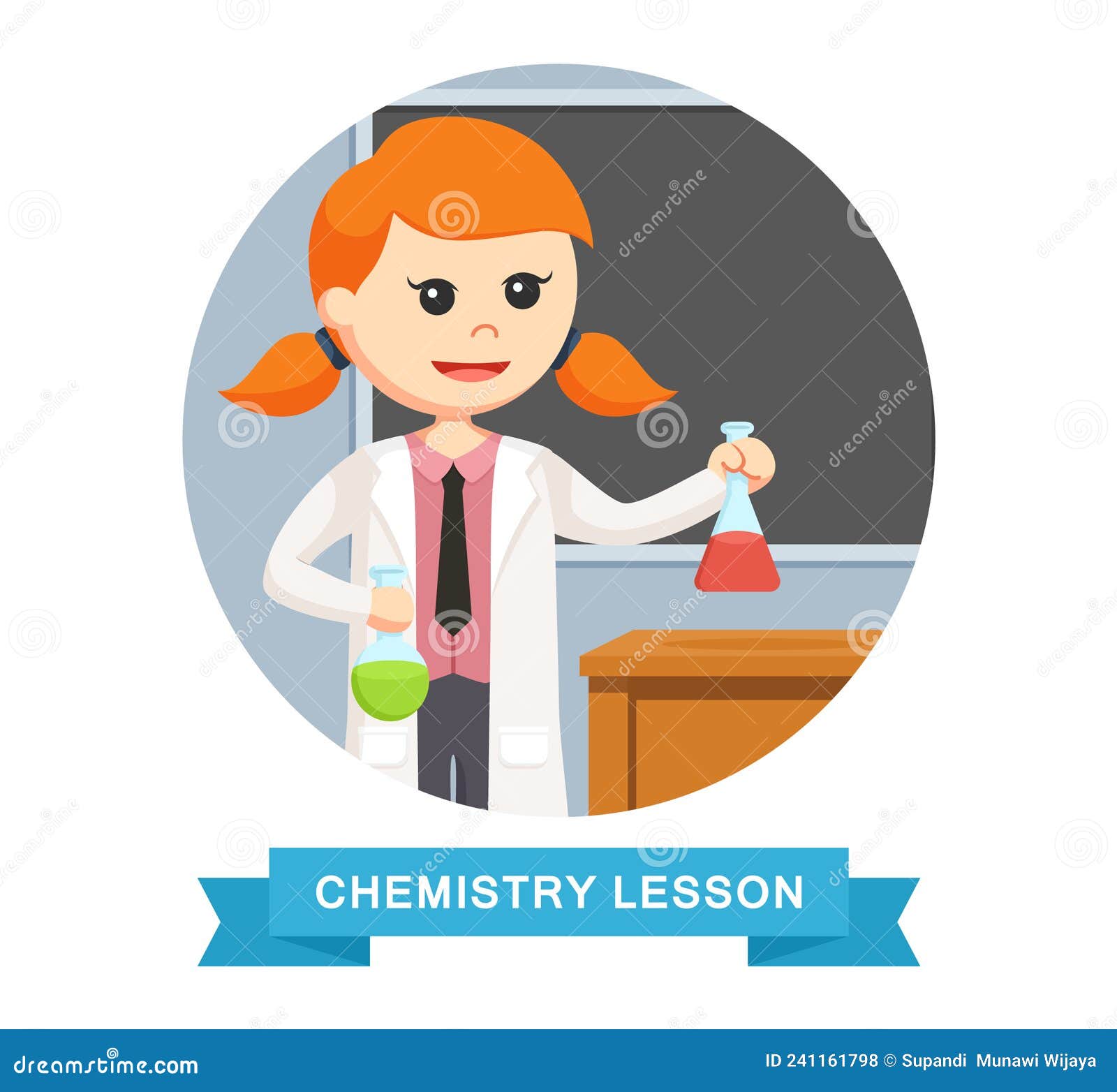 Scientist Character Profession Design Vector Stock Vector ...