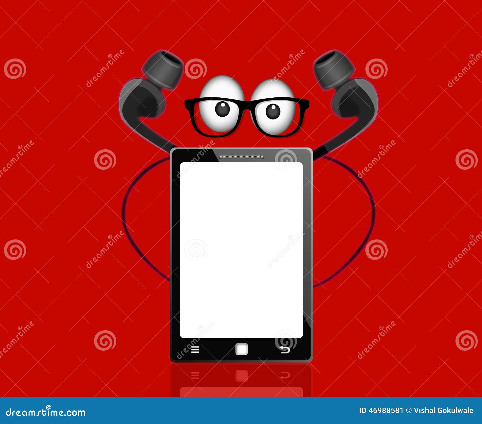 Cute charecter stock illustration. Illustration of background - 46988581