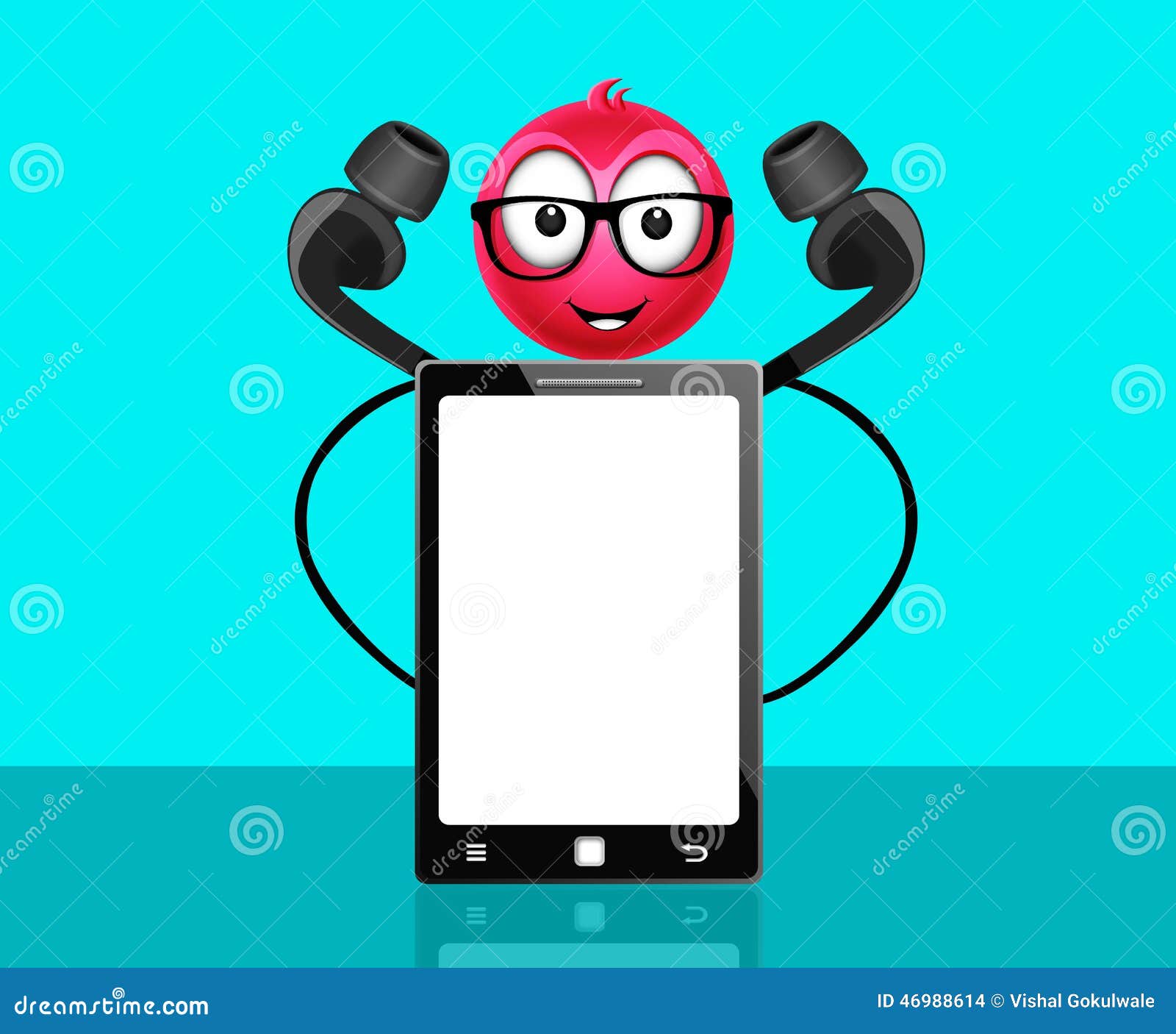 Cute charecter stock illustration. Illustration of illustrations - 46988614