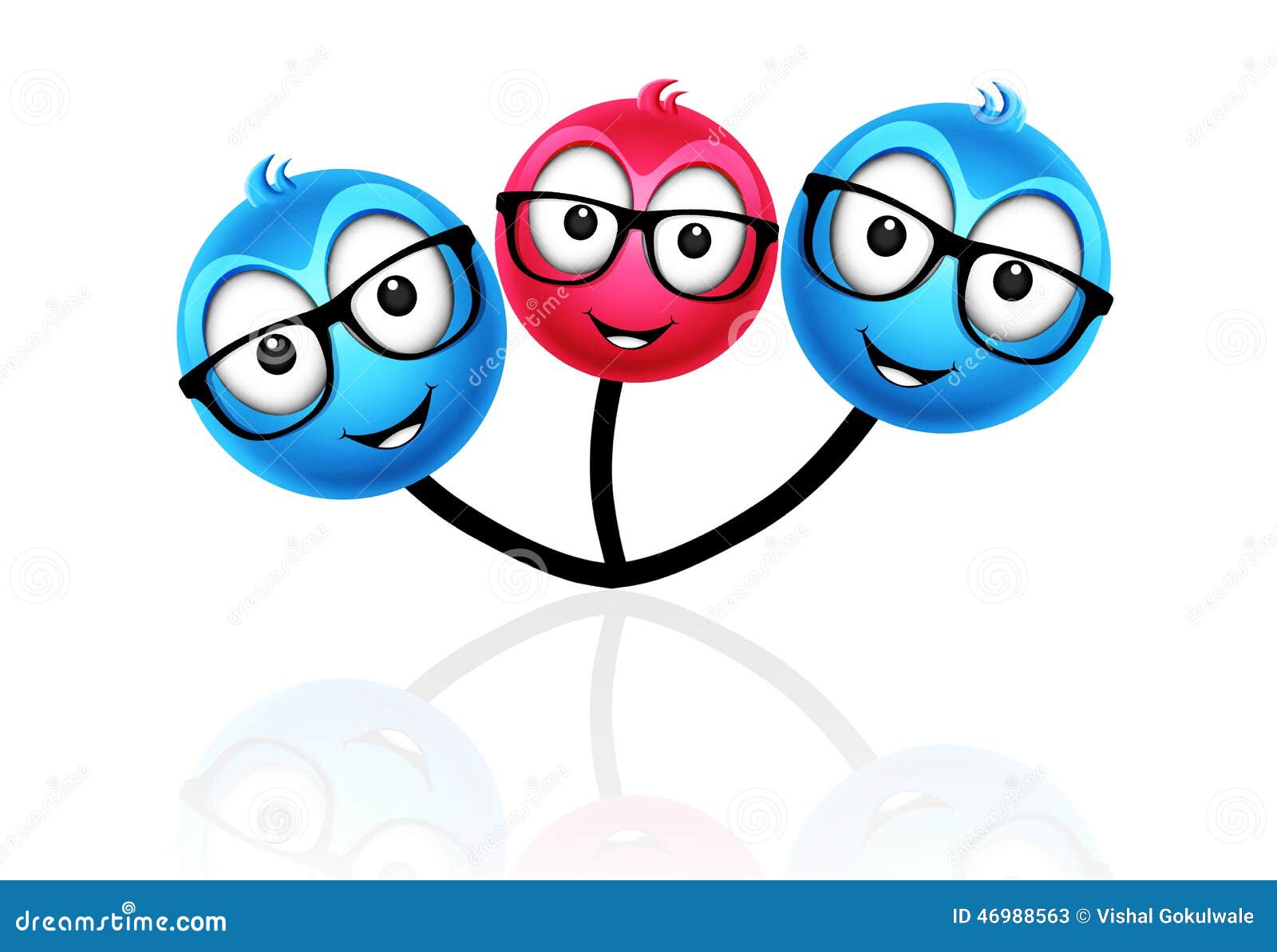 Cute charecter stock illustration. Illustration of pose - 46988563