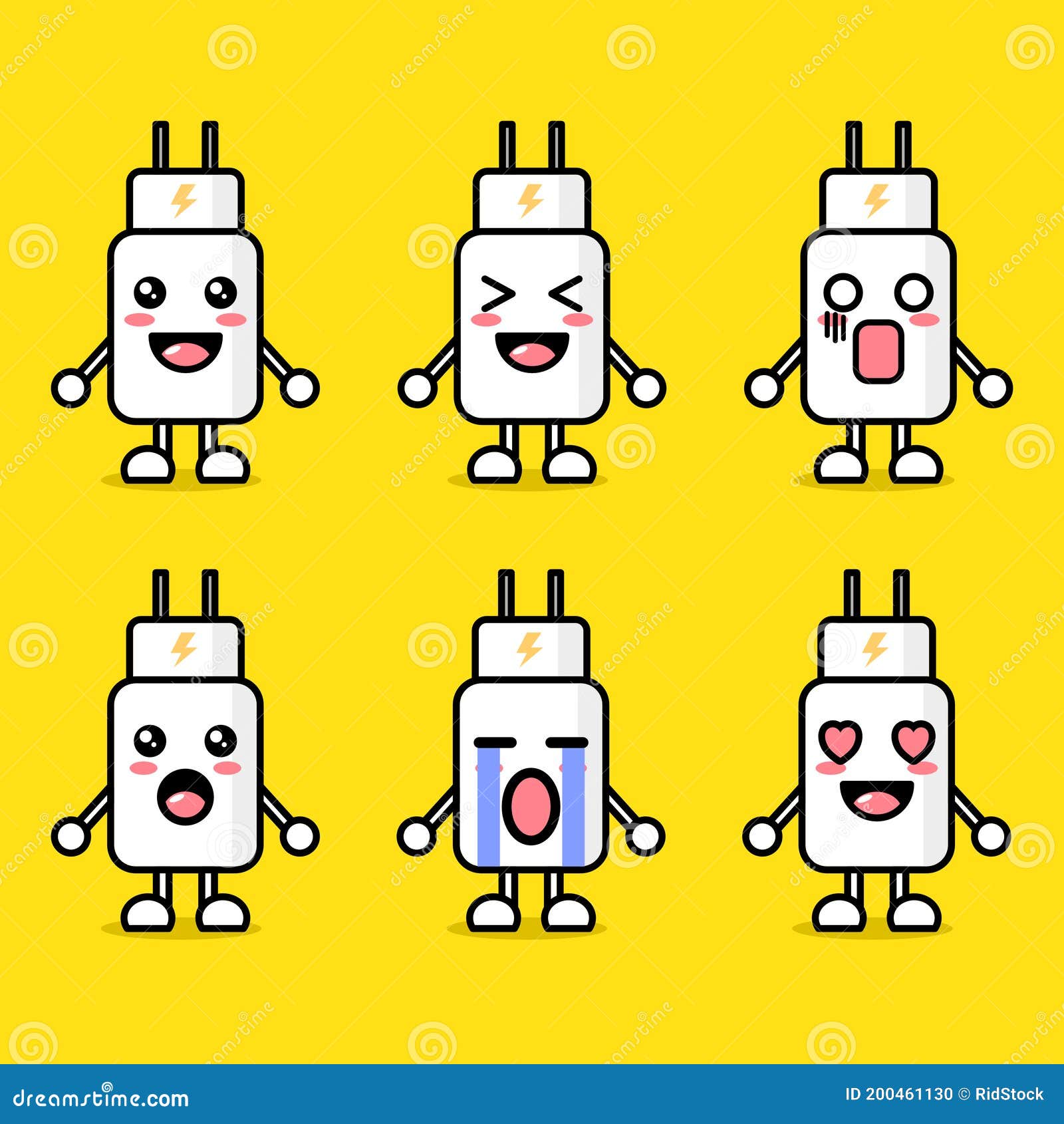 Cute Charger Illustration stock vector. Illustration of cartoon - 200461130