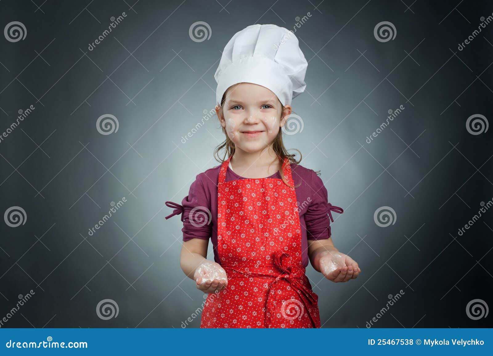 Cute chef stock photo. Image of beautiful, little, baker - 25467538