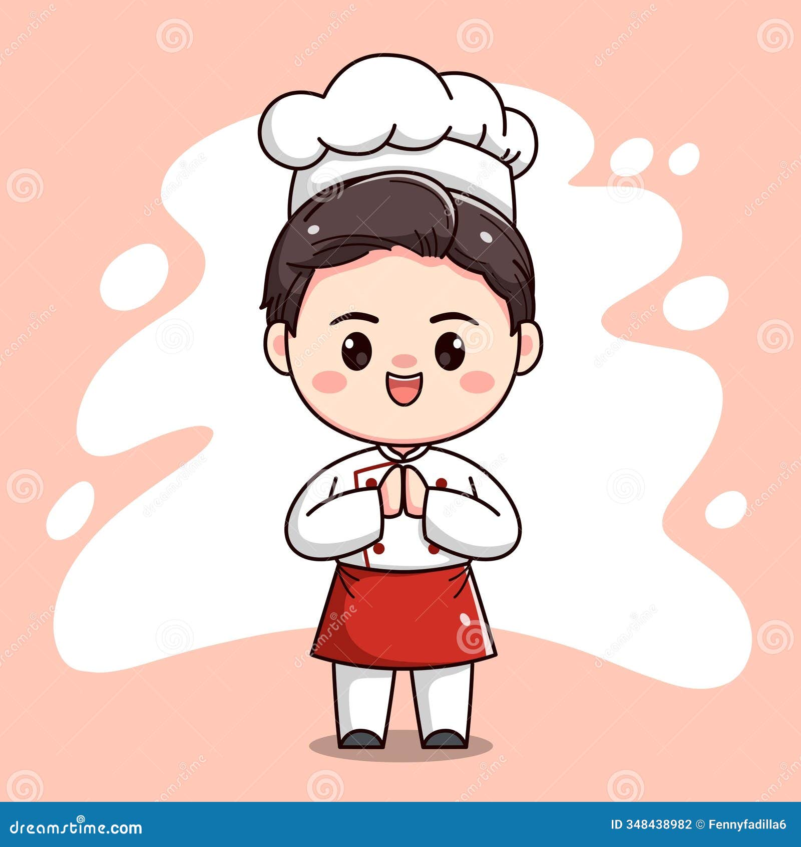 A Chef From India In Front Of The Indian Food Menu Cartoon Vector ...