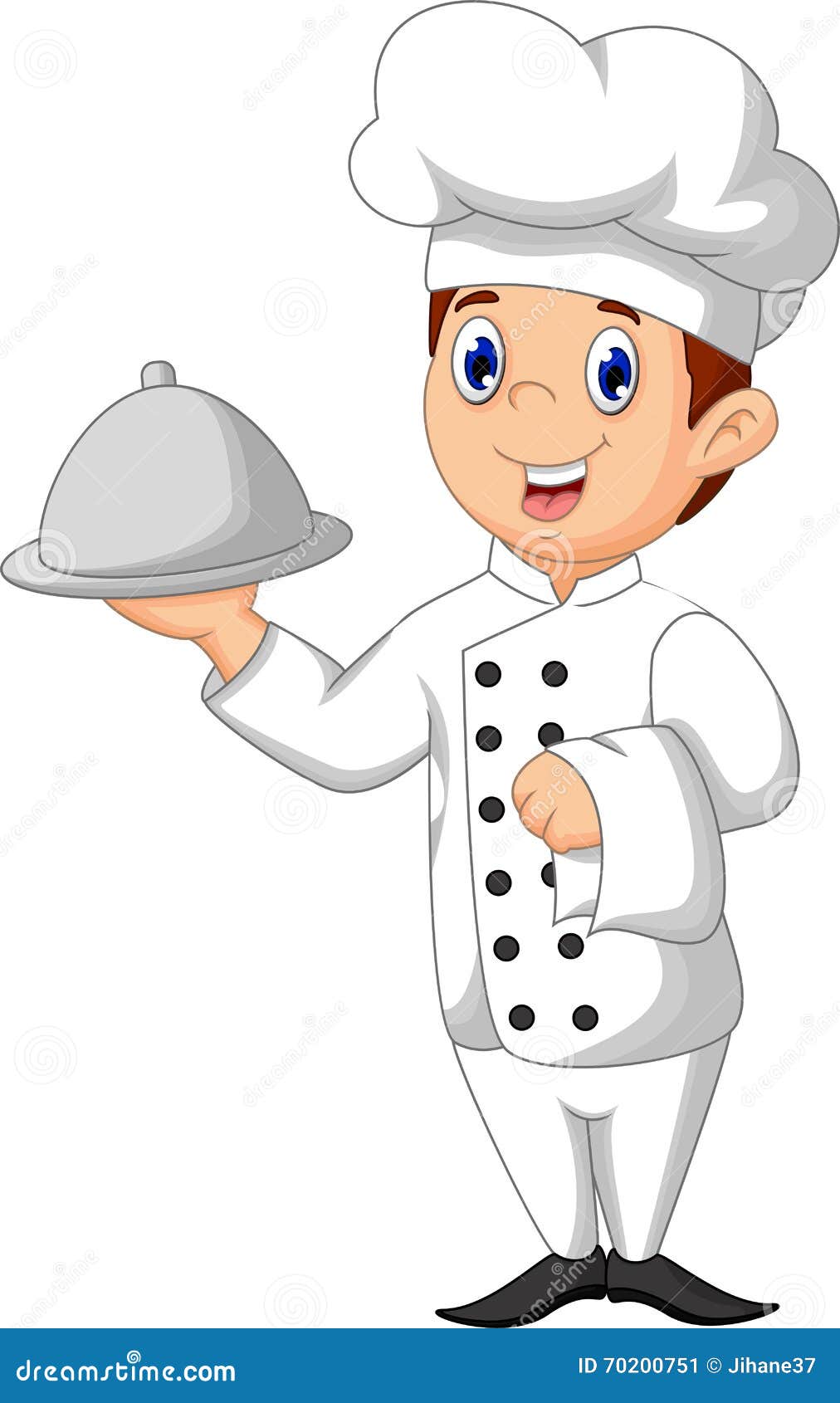 Cute chef cartoon stock illustration. Illustration of background - 70200751
