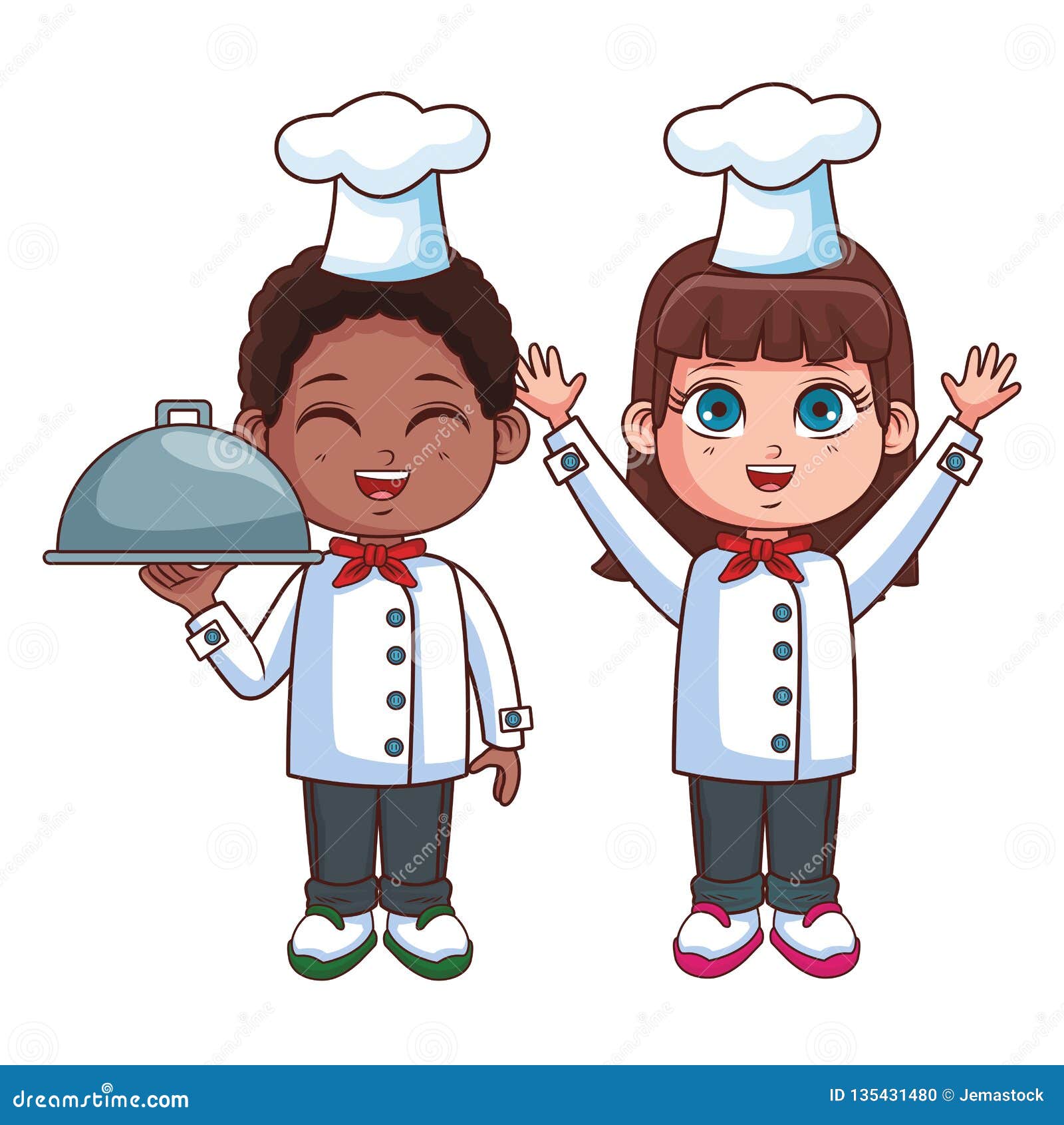 Cute chef children cartoon stock vector. Illustration of cuisine ...