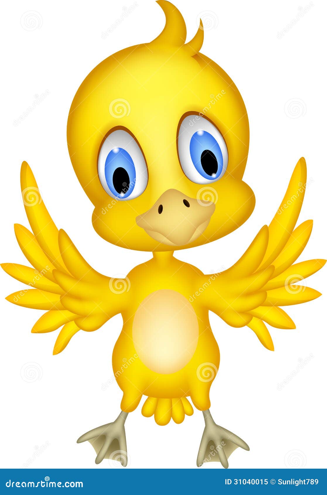 Cute chick cartoon stock illustration. Illustration of born - 31040015