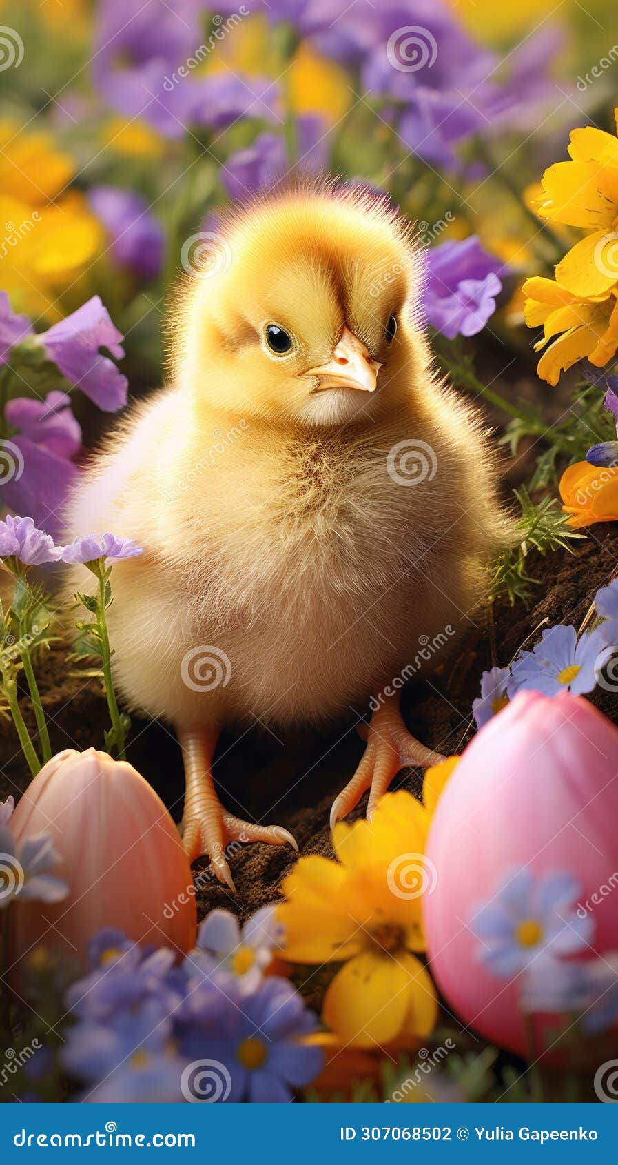 A Cute Chick Hatching Out of a Speckled Egg Stock Photo - Image of ...