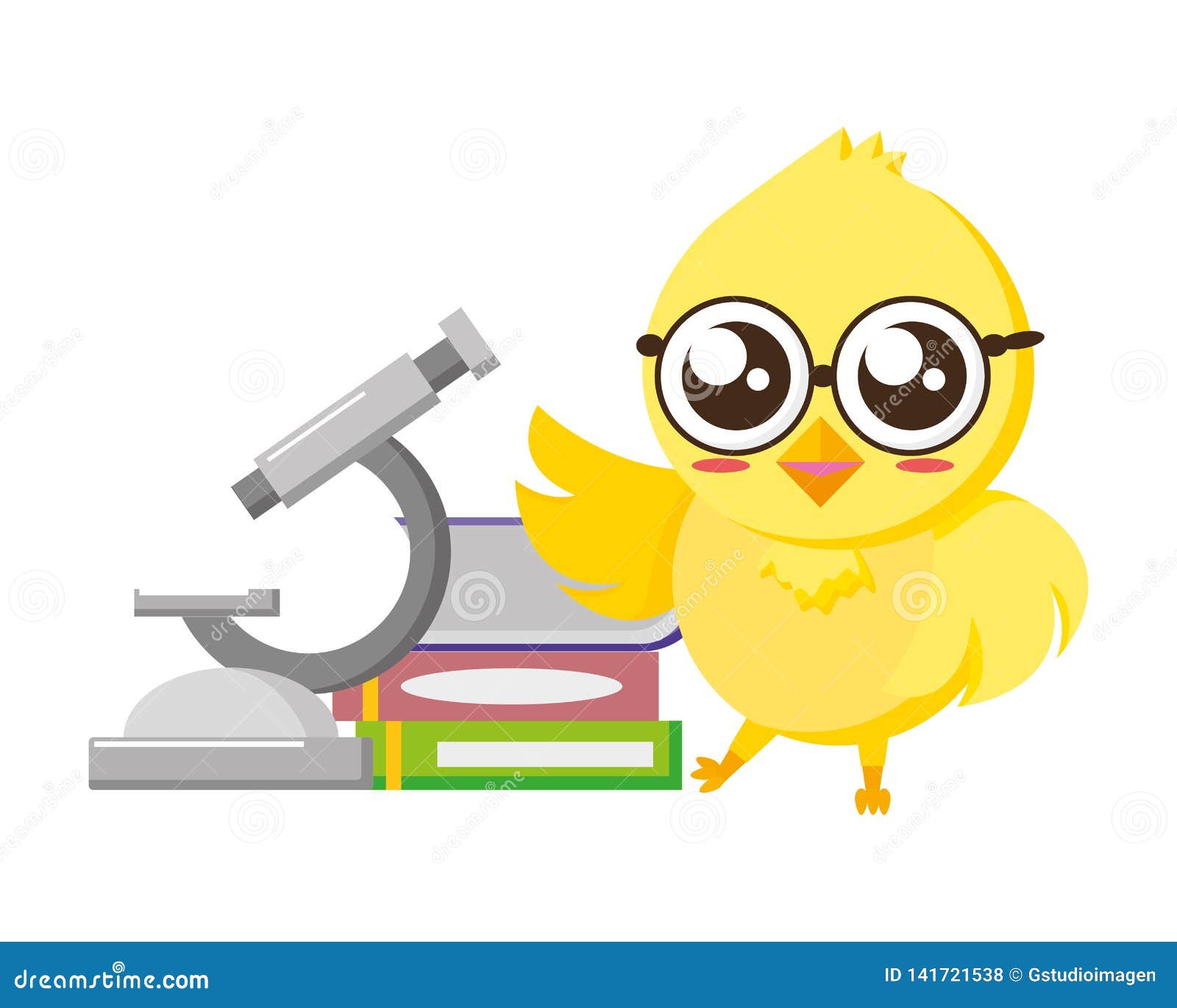 Cute chick science stock vector. Illustration of salmonella - 141721538