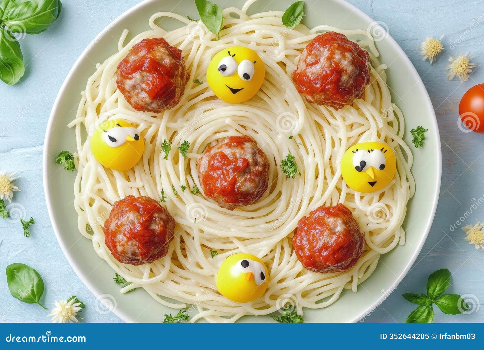 Cute Chickadee Chicken Meatball Nests - Kid-Friendly Spaghetti Dinner ...