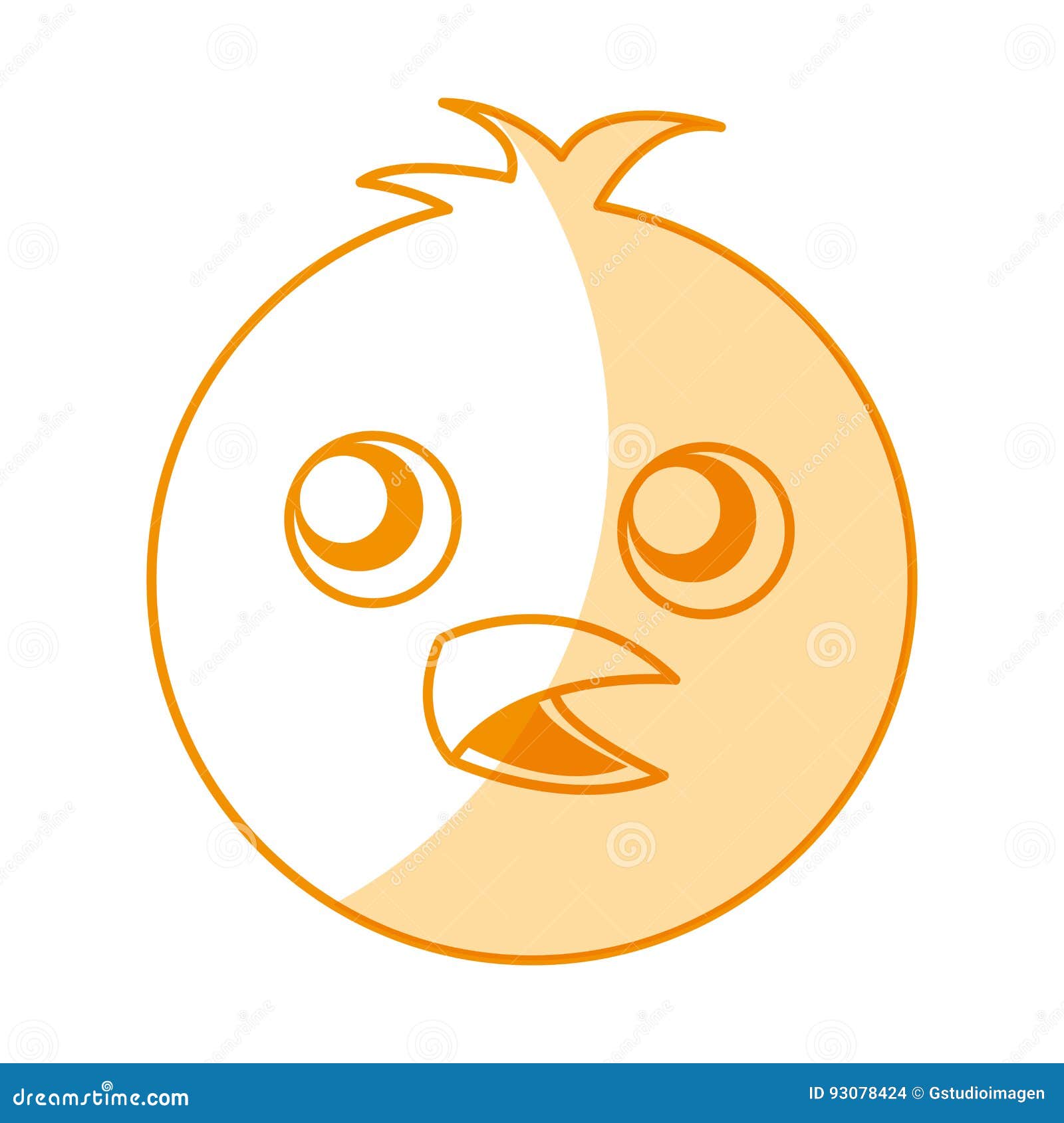 Cute Chicken Character Icon Stock Vector - Illustration of holiday ...
