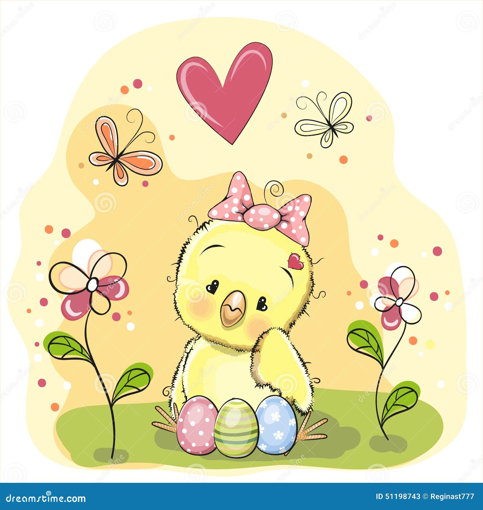 Cute chicken girl stock vector. Illustration of chicken - 51198743
