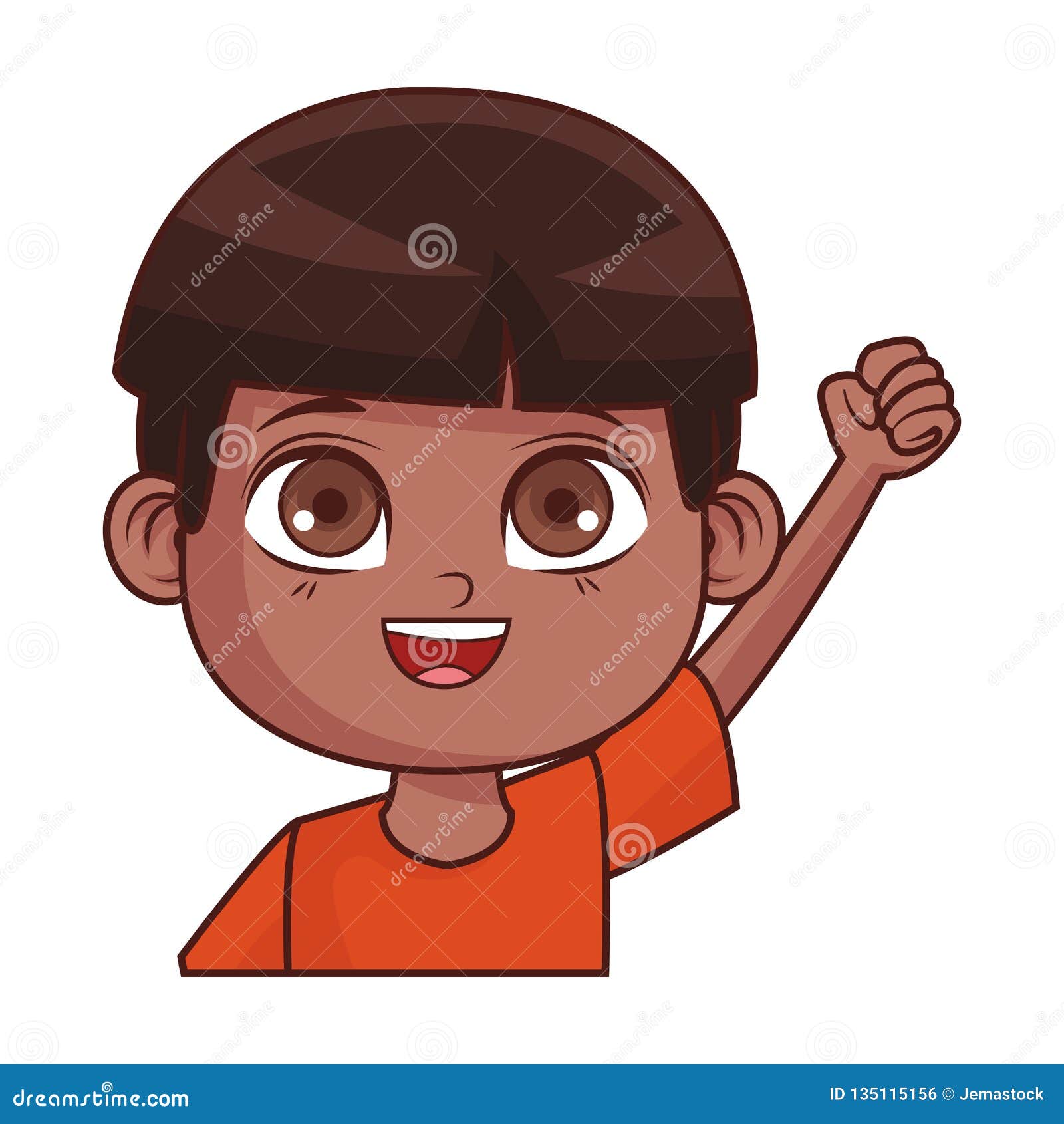 Cute child cartoon stock vector. Illustration of funny - 135115156