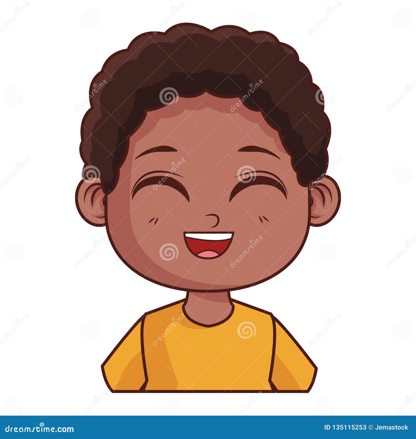 Cute child cartoon stock vector. Illustration of happiness - 135115253