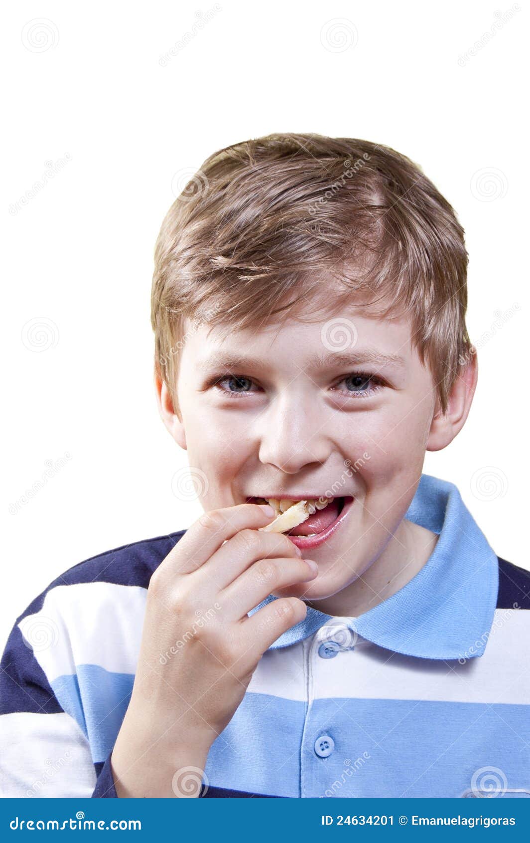 Cute child eating stock image. Image of hold, diet, childhood - 24634201
