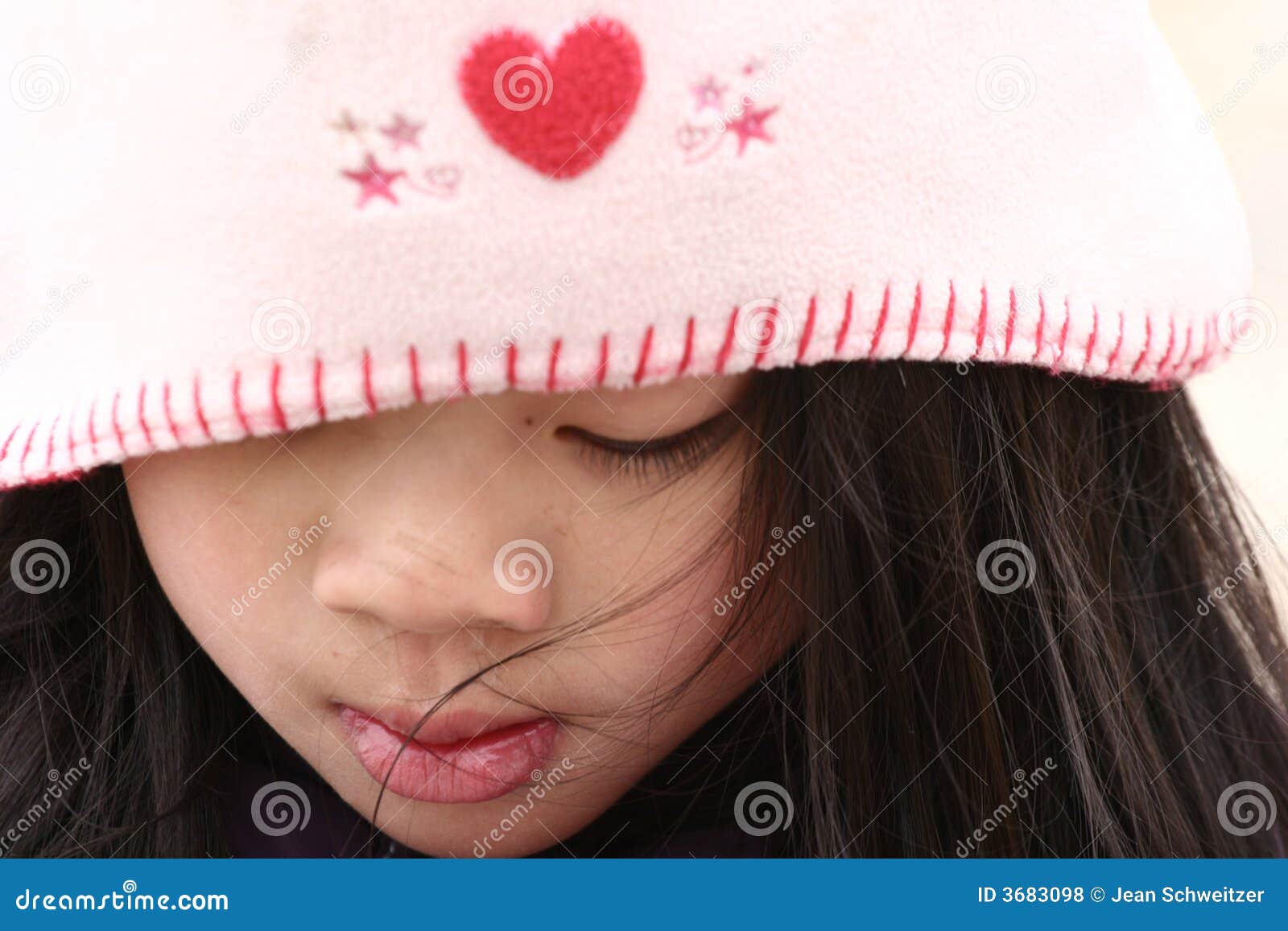 Cute child with hat stock photo. Image of child, visage - 3683098