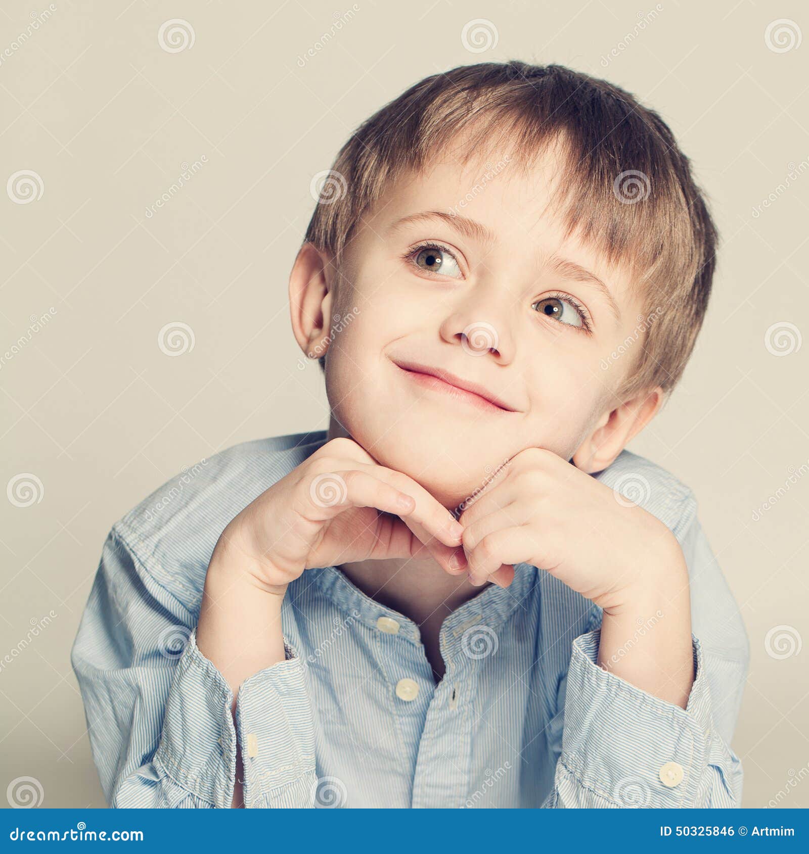 Cute child looking up stock photo. Image of preschooler - 50325846