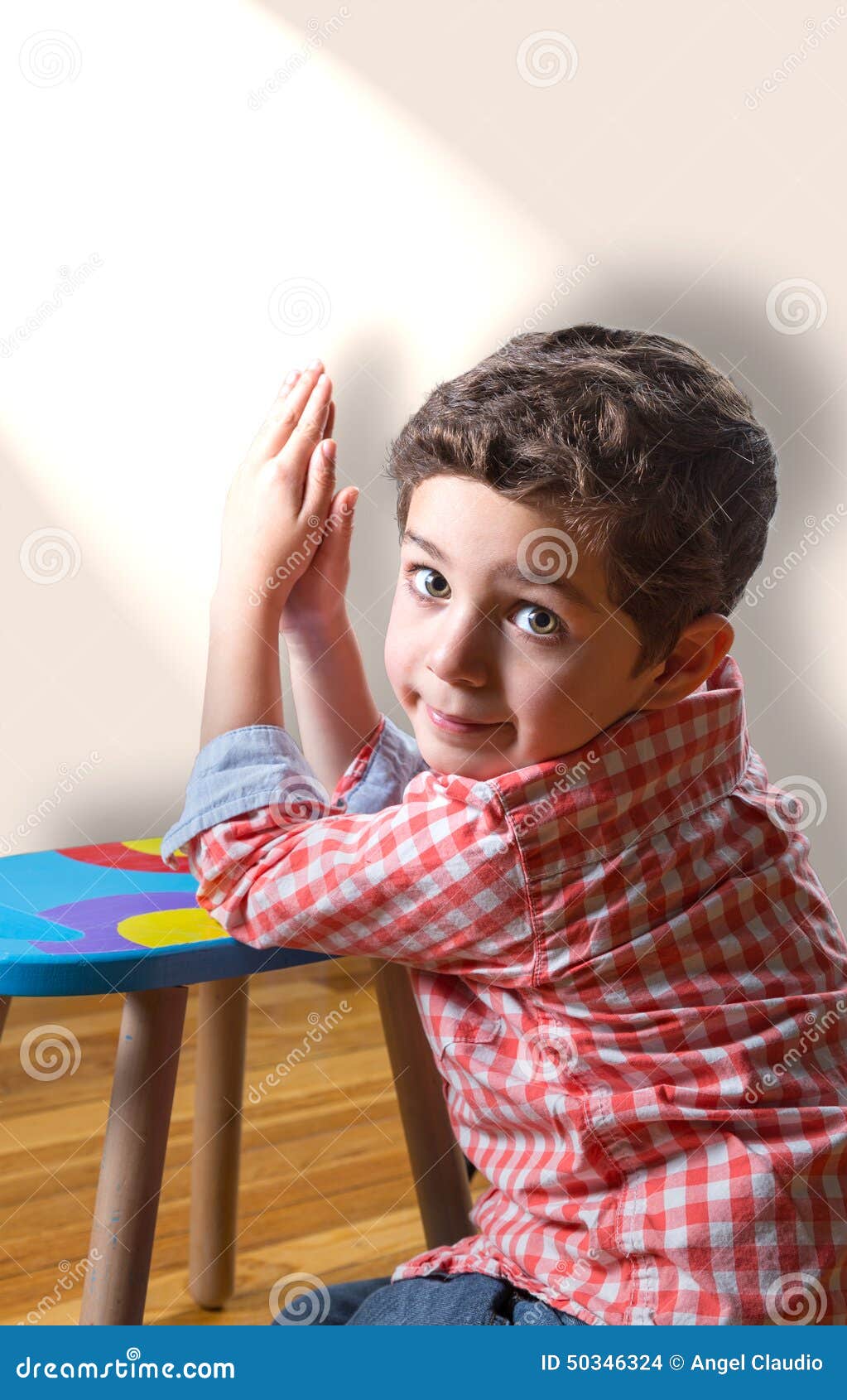 Cute child praying stock photo. Image of church, mixed - 50346324