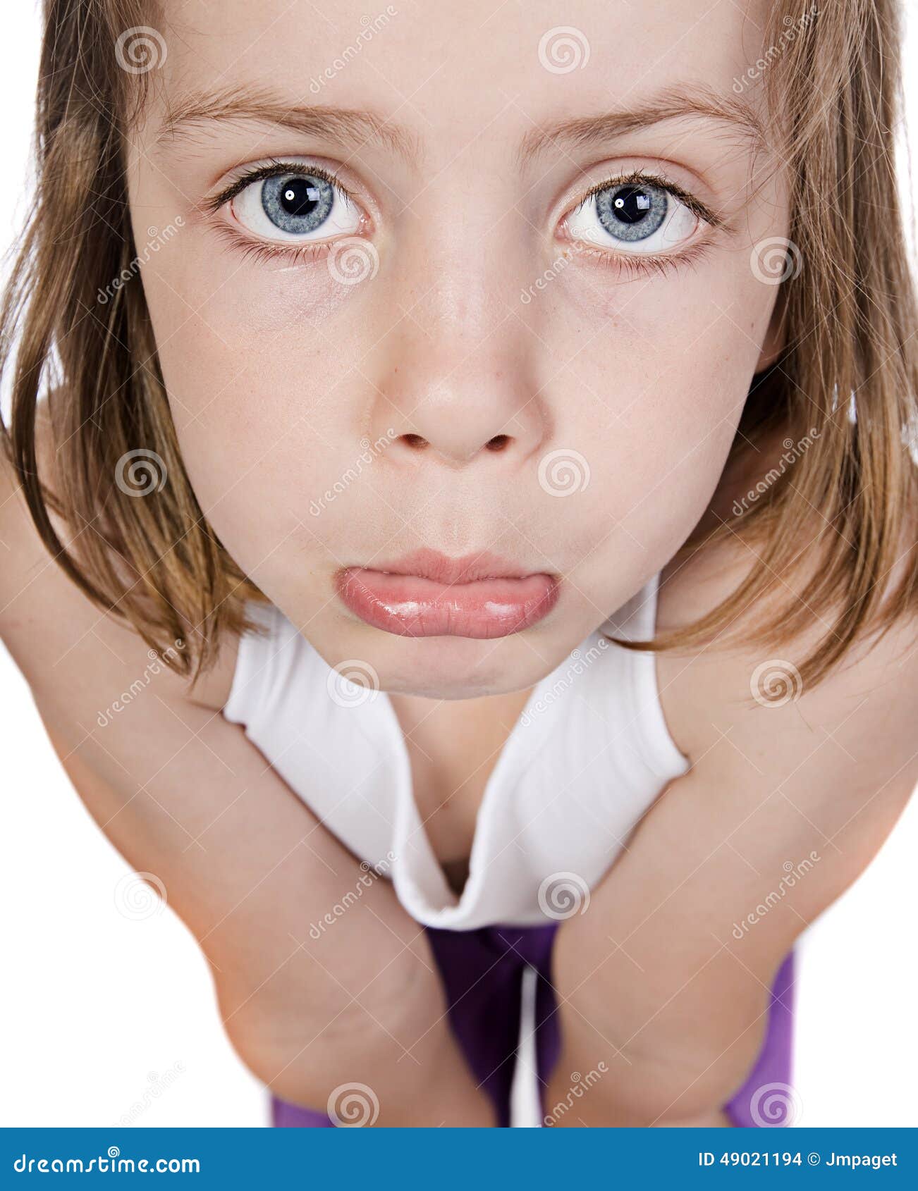 Cute Child with Sad Face stock photo. Image of daughter - 49021194