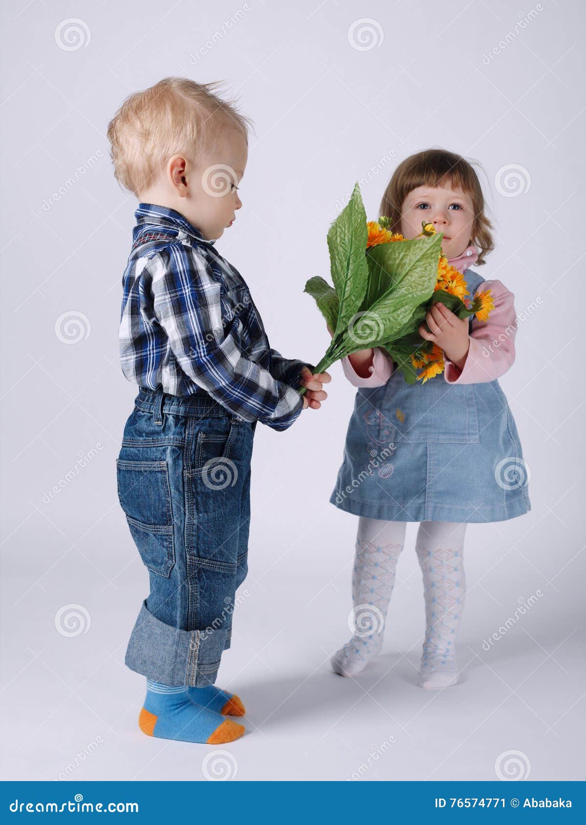 Cute children on the date stock image. Image of cute - 76574771