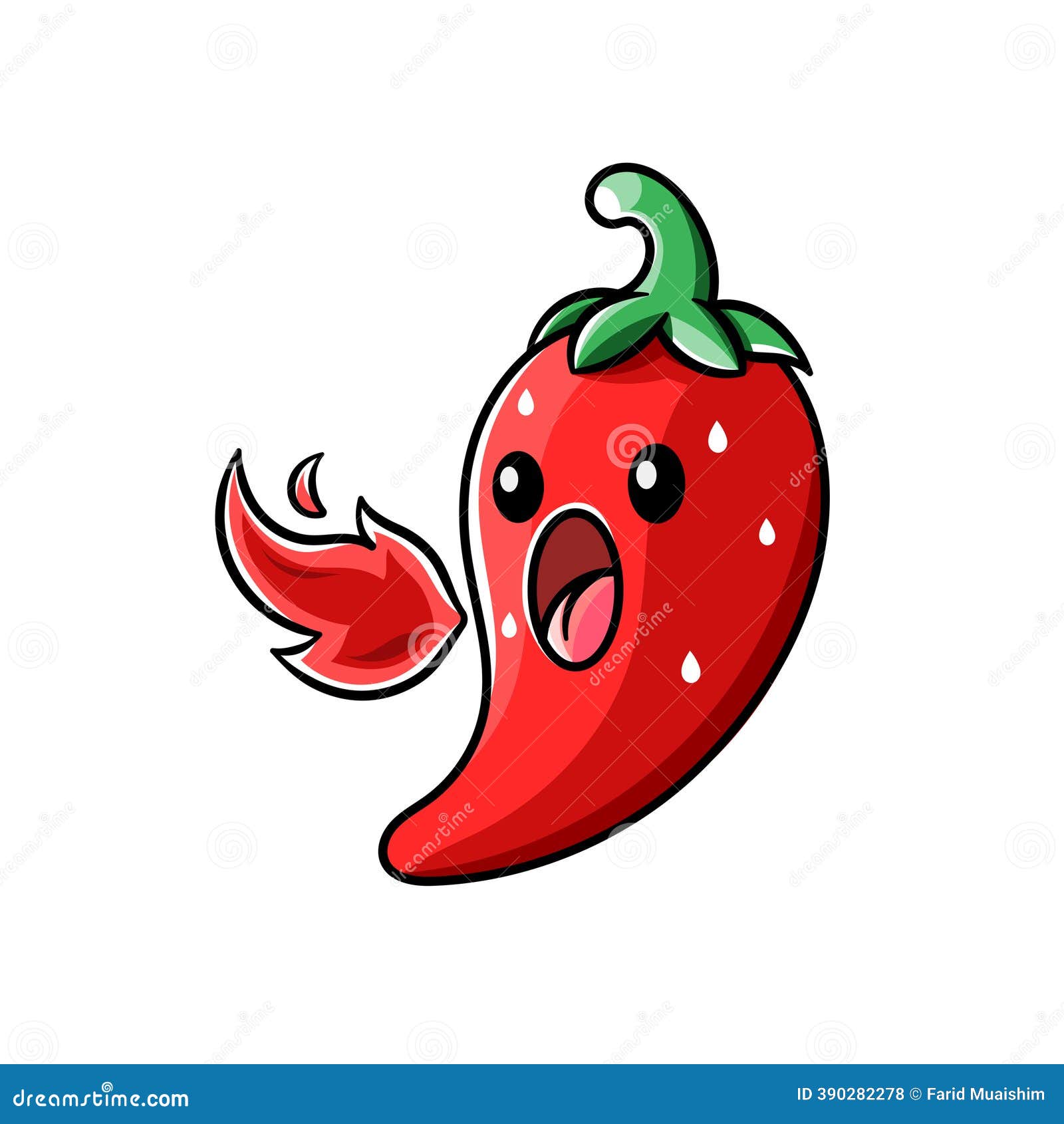 Chili Spicy Levels Vector Restaurant Menu Rating Illustration On Light ...