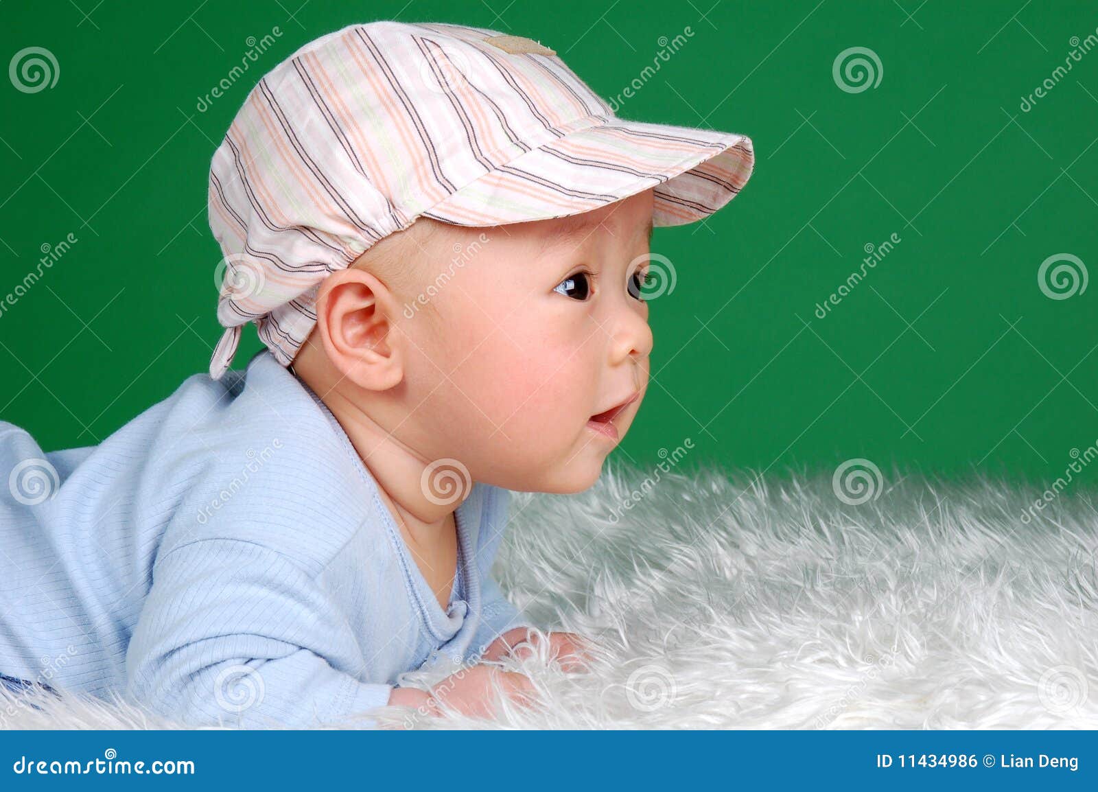 Cute chinese infant baby stock photo. Image of baby, expression - 11434986