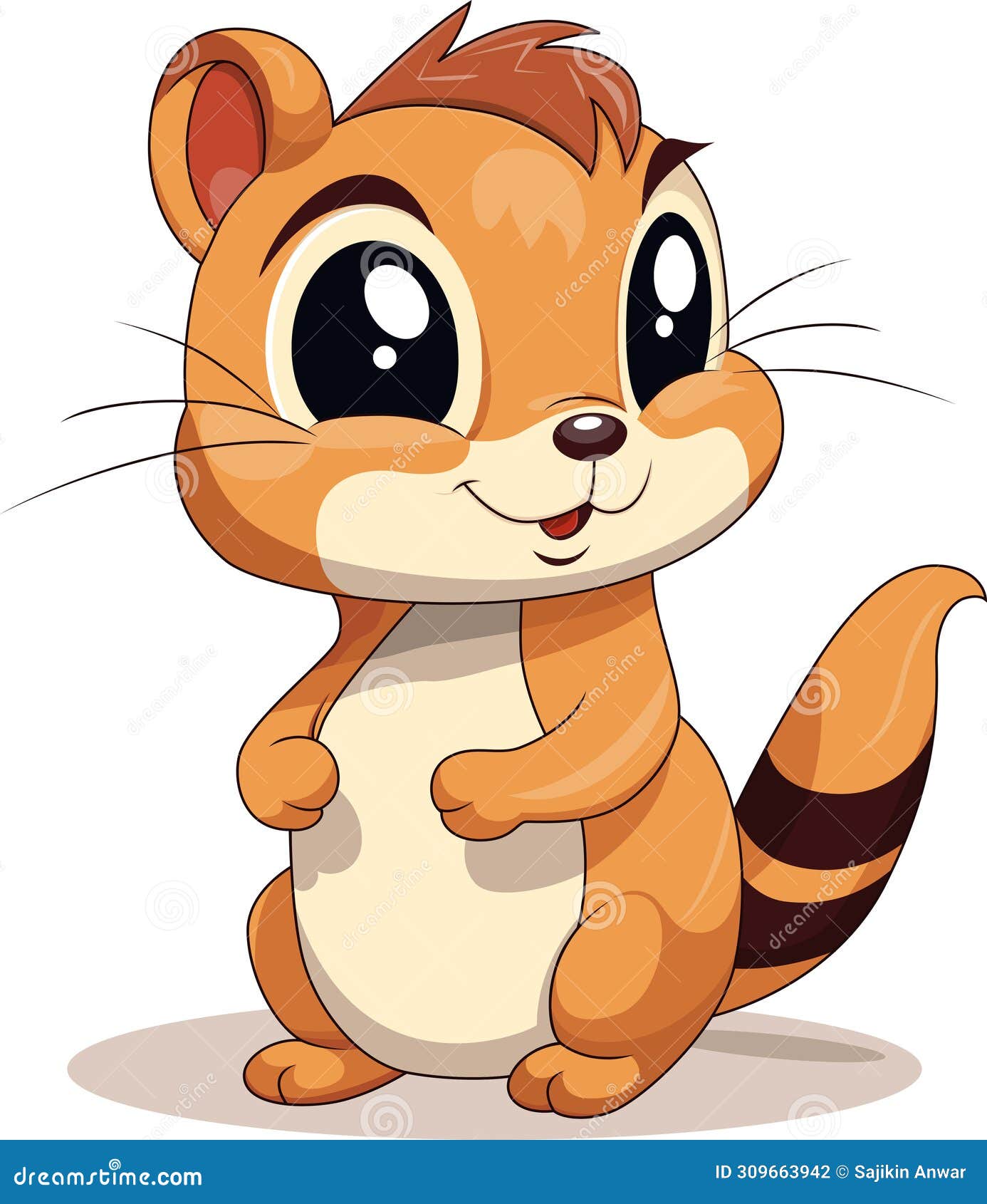 Chipmunk. Cartoon Vector Illustration | CartoonDealer.com #31988352