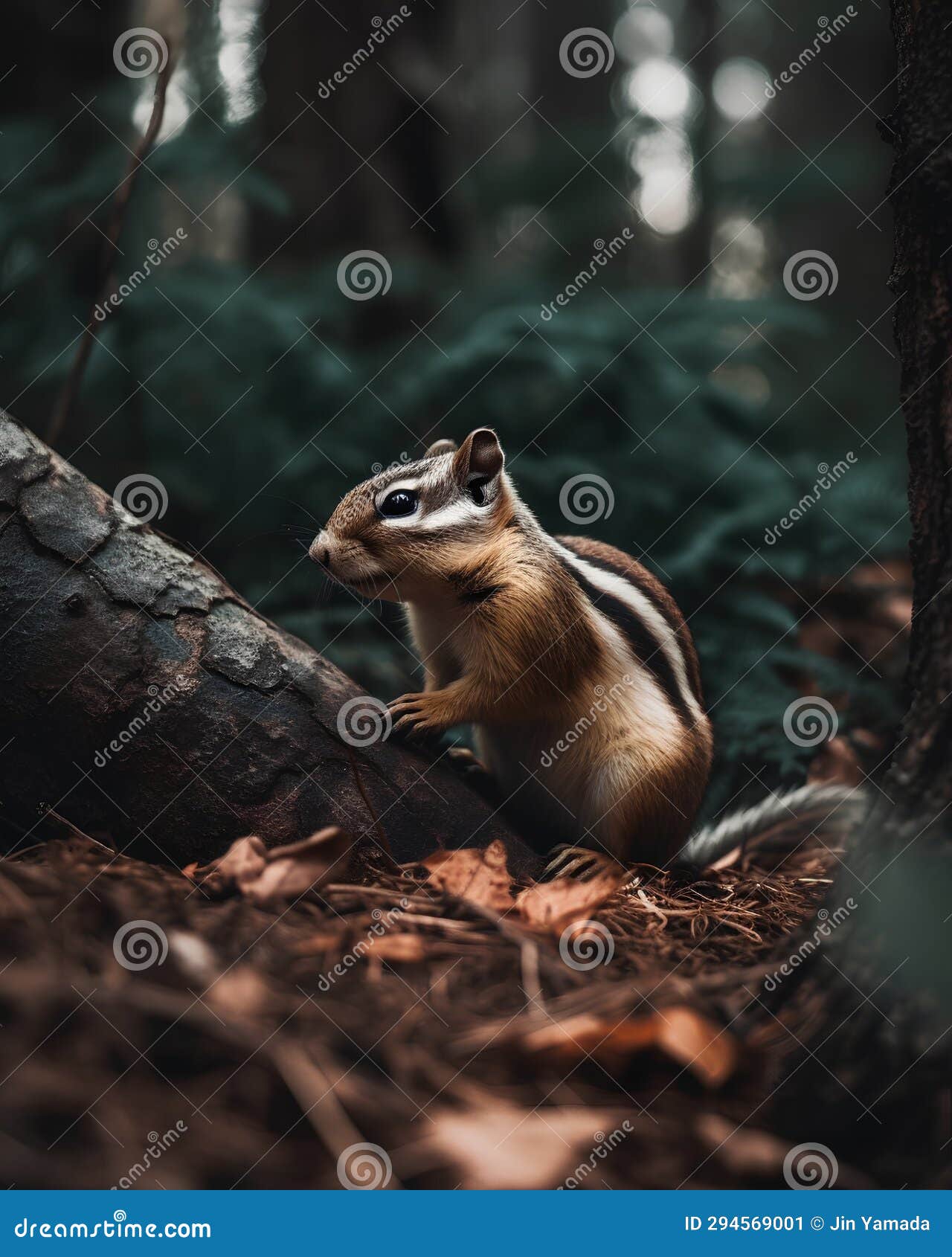 Cute Chipmunk - Line Illustration. Black And White Rodent Sketch ...