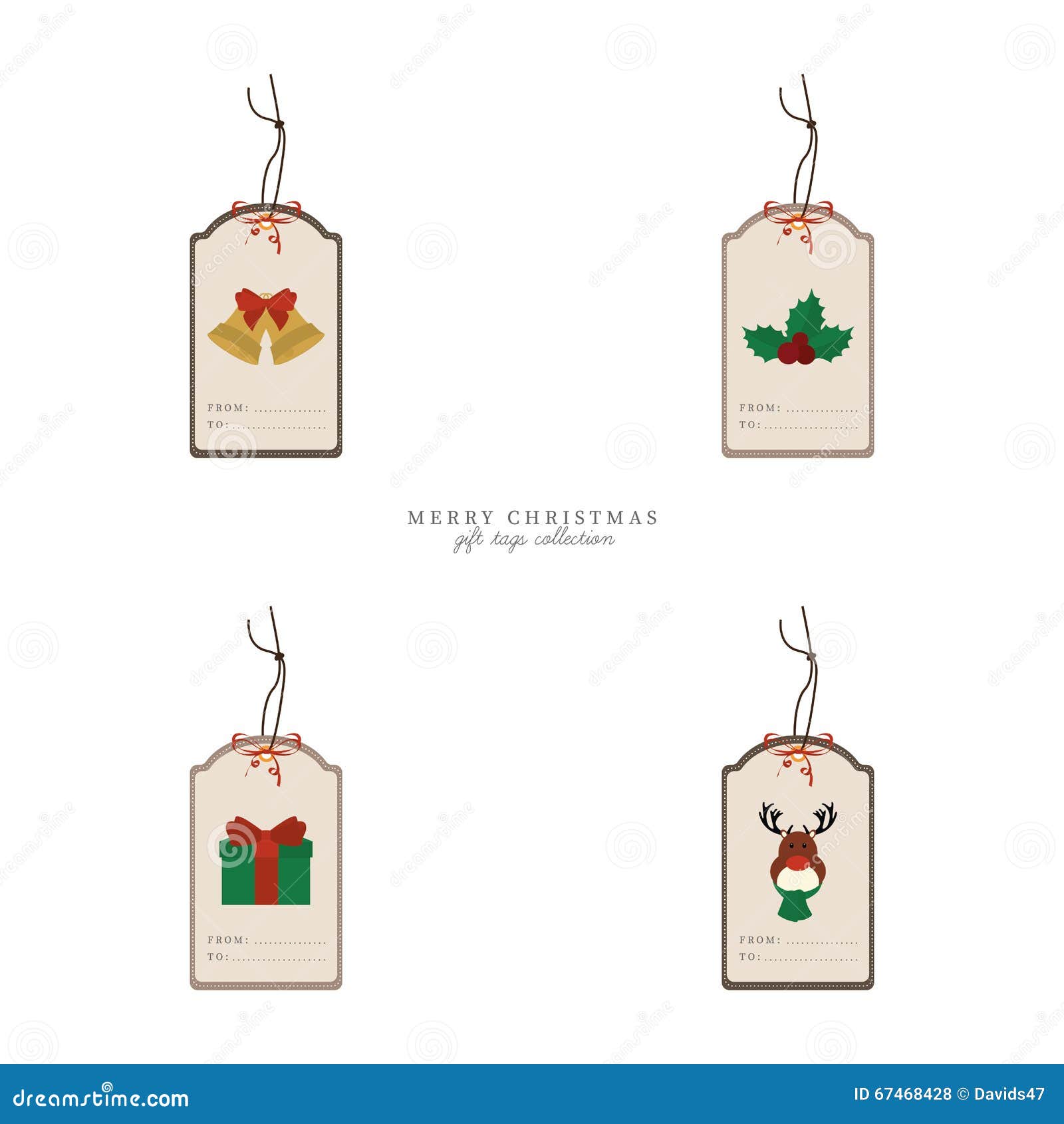 Cute Christmas Objects stock vector. Illustration of gift - 67468428