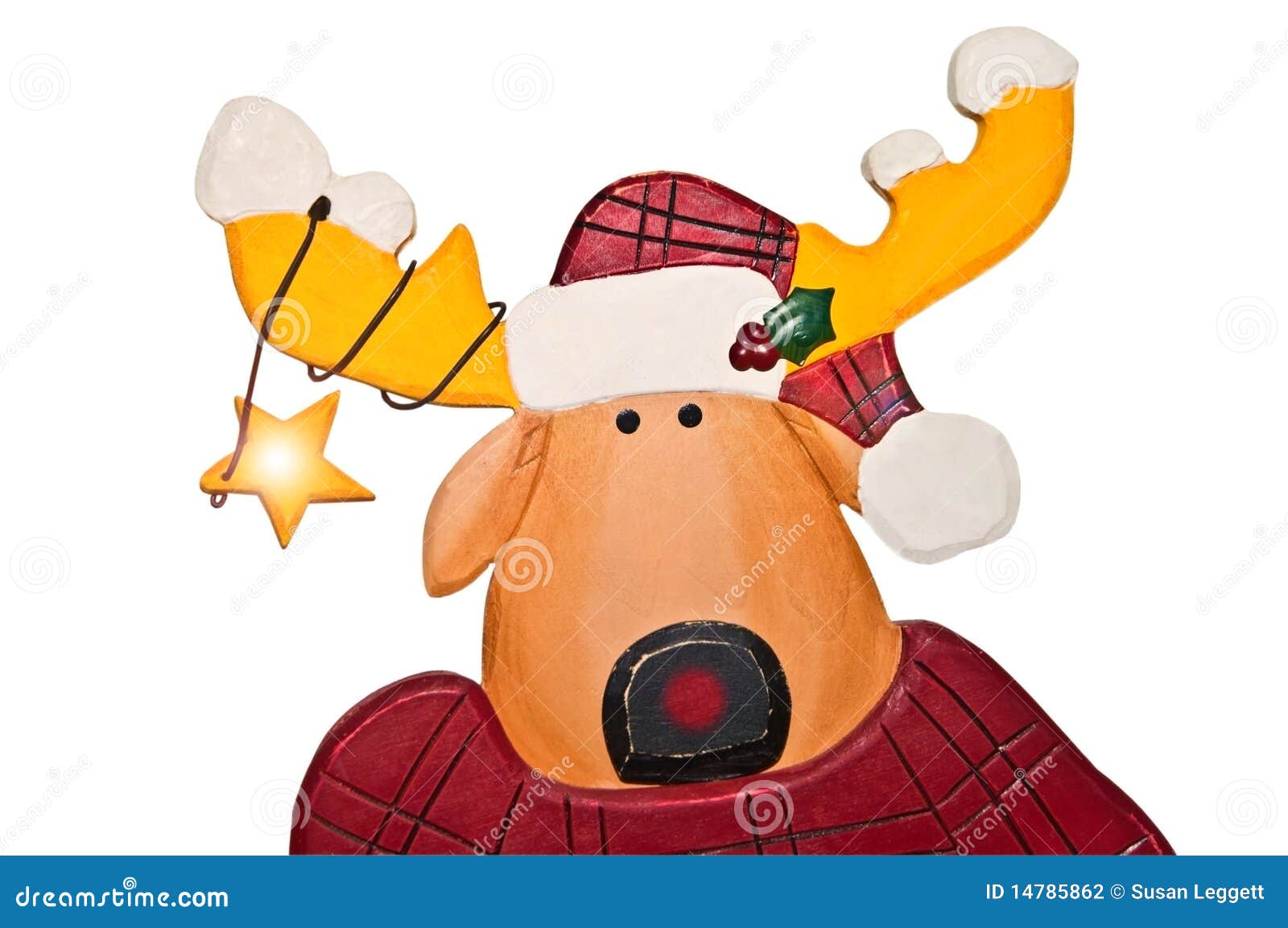 Cute Christmas Reindeer stock photo. Image of cute, ornament - 14785862