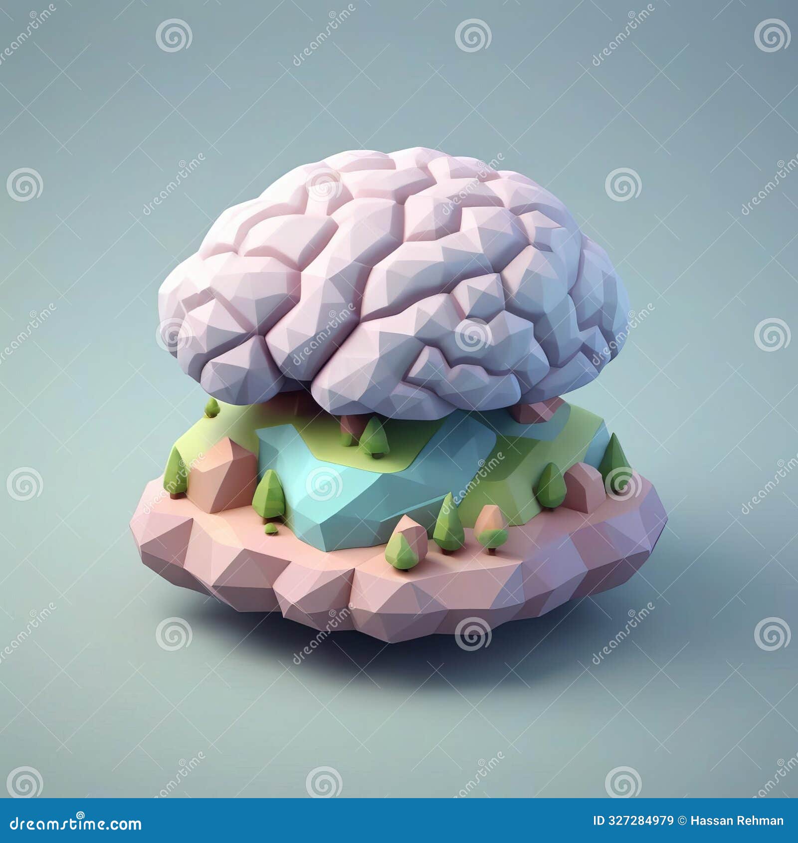 A Cute Cloud Brain Logo stock illustration. Illustration of graphics ...