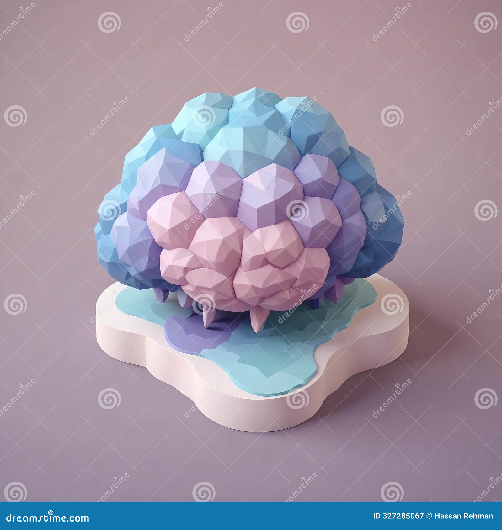 A Cute Cloud Brain Logo stock illustration. Illustration of artistic ...