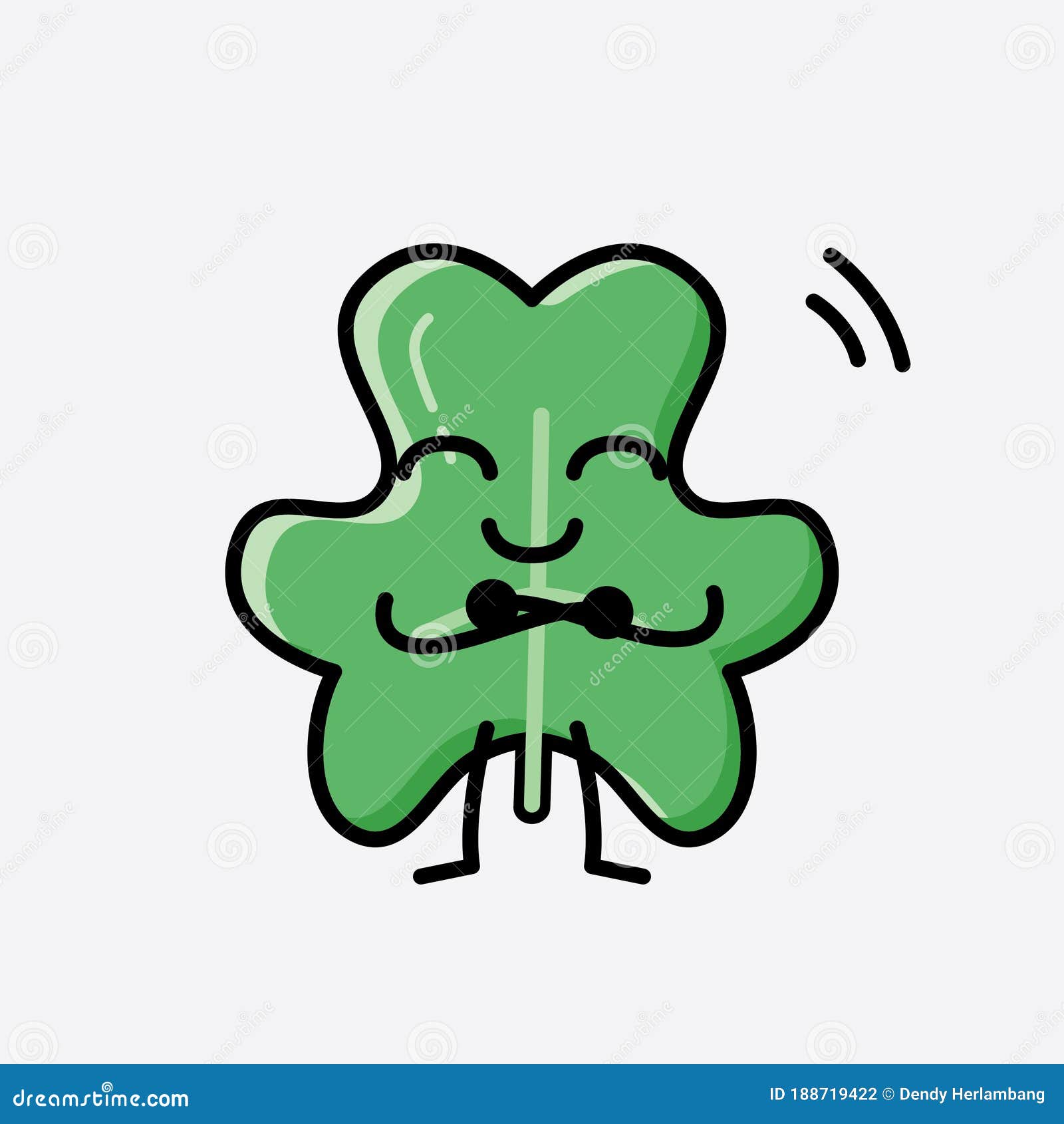 Cute Clover Pattern Vector Illustration | CartoonDealer.com #18234866