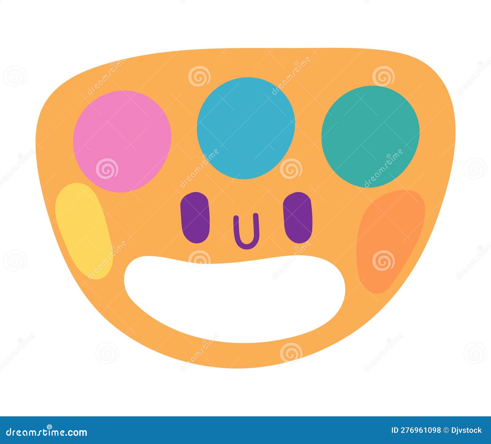 Cute color palette stock vector. Illustration of simple - 276961098